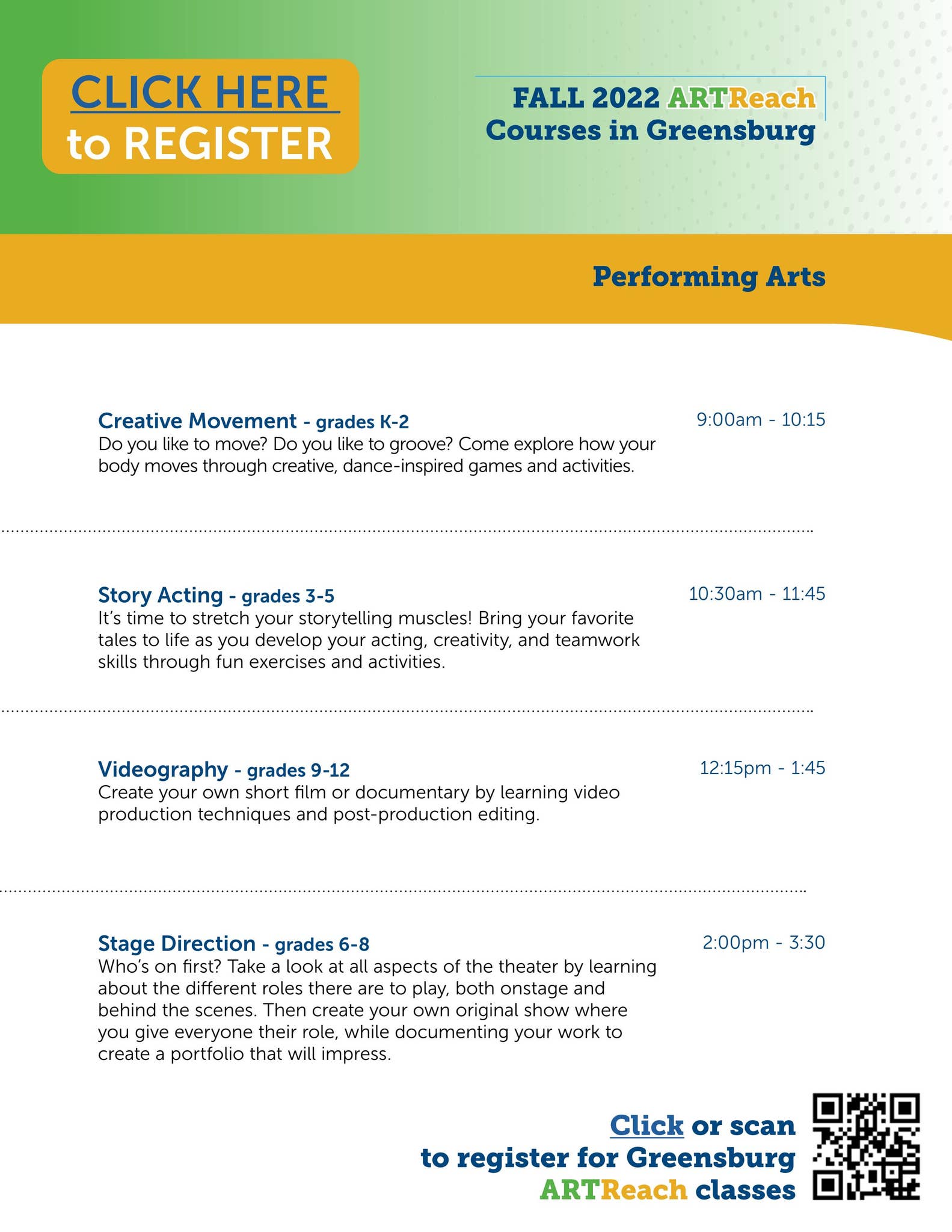 PA Cyber ARTReach Fall 2022 Course Offerings by PACyberSchool - Issuu