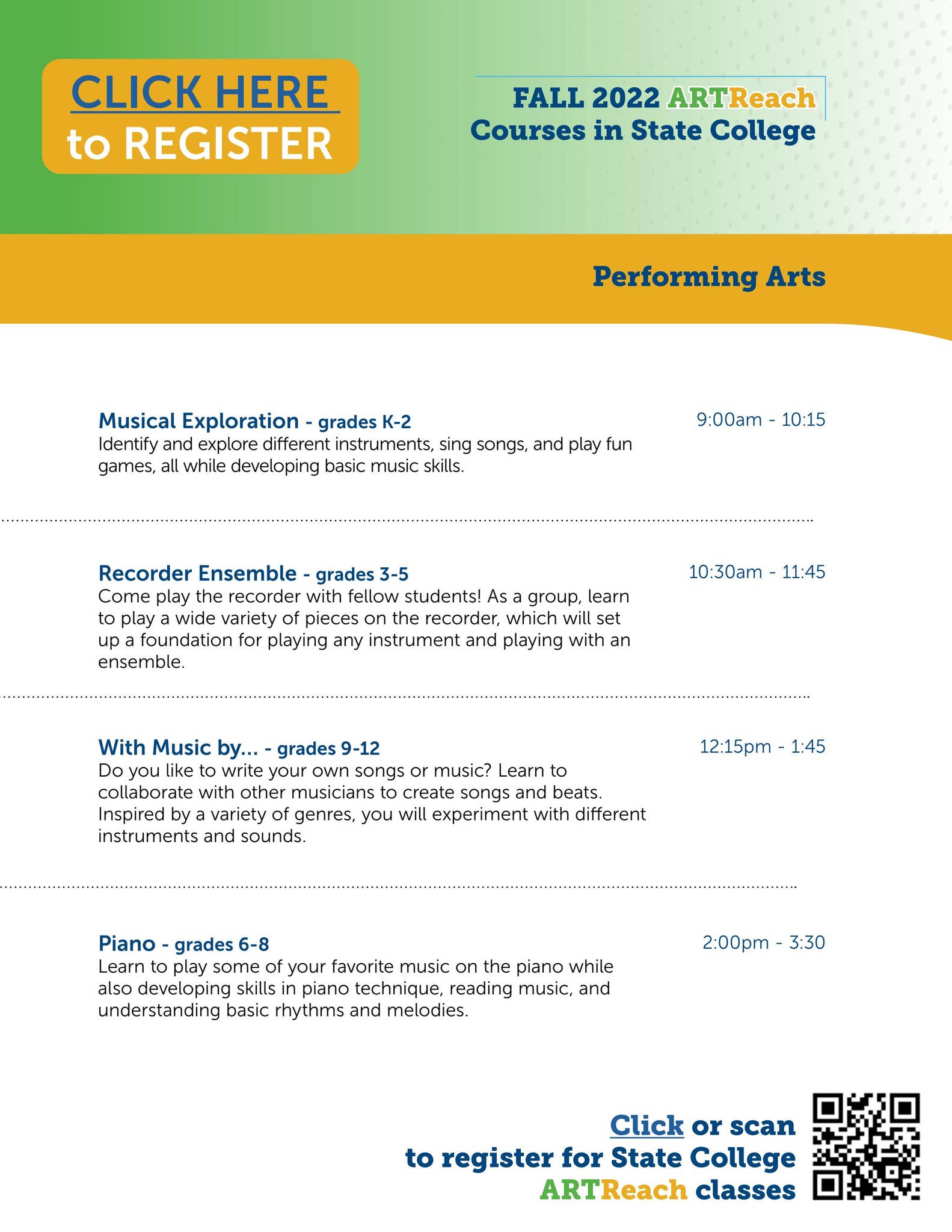 PA Cyber ARTReach Fall 2022 Course Offerings by PACyberSchool - Issuu