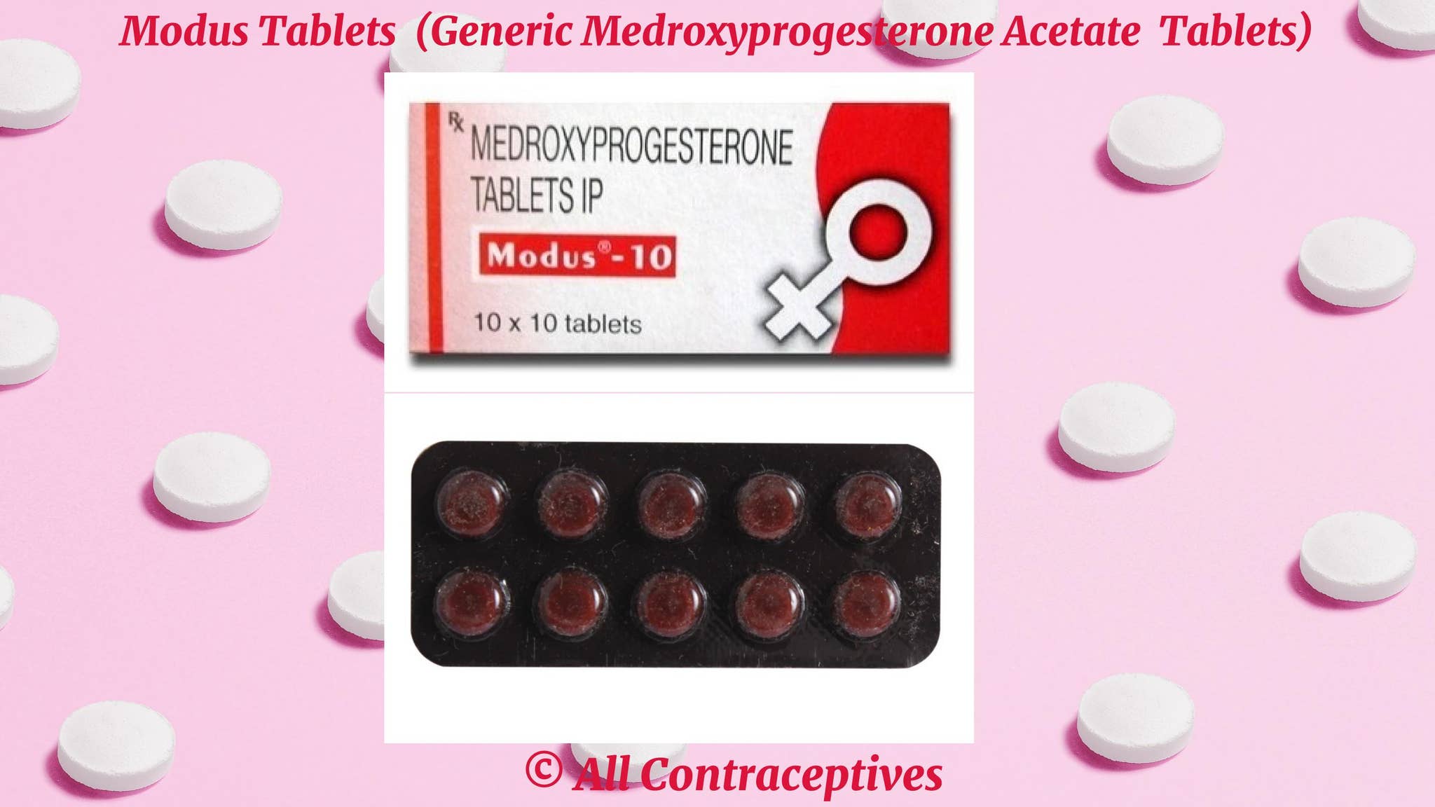 Modus Tablets (Generic Medroxyprogesterone Acetate Tablets) by ...