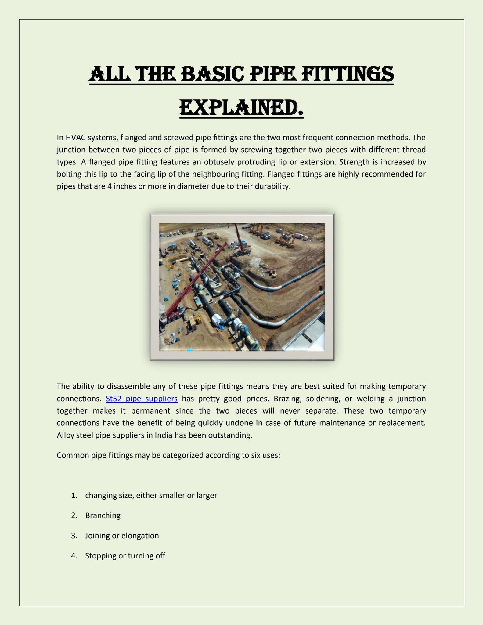 All the basic pipe fittings explained. by oilandgaspipe - Issuu