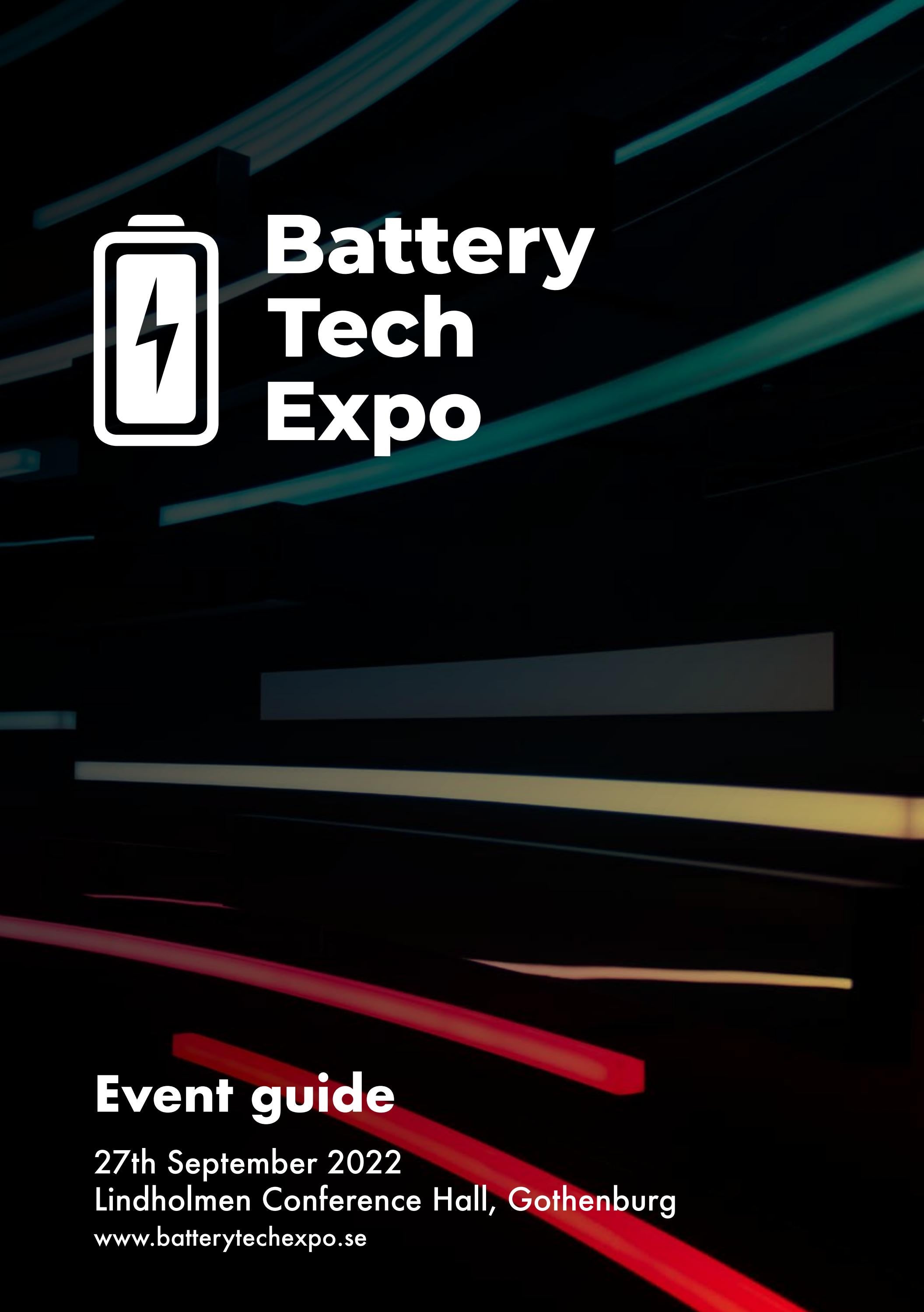 Battery Tech Expo Sweden 2022 Event Guide by theeventfoundry - Issuu