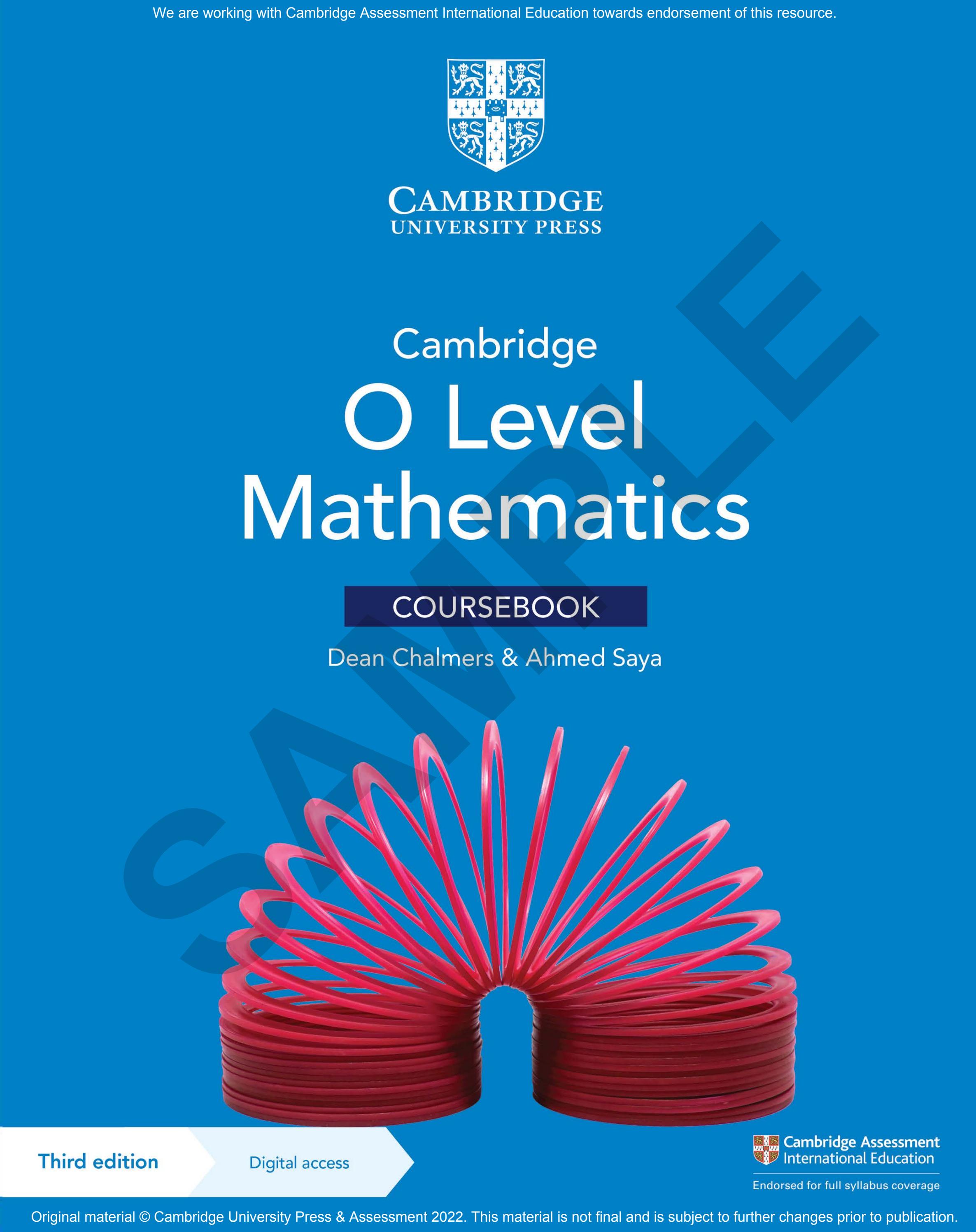Cambridge O Level Mathematics By Cambridge International Education Issuu