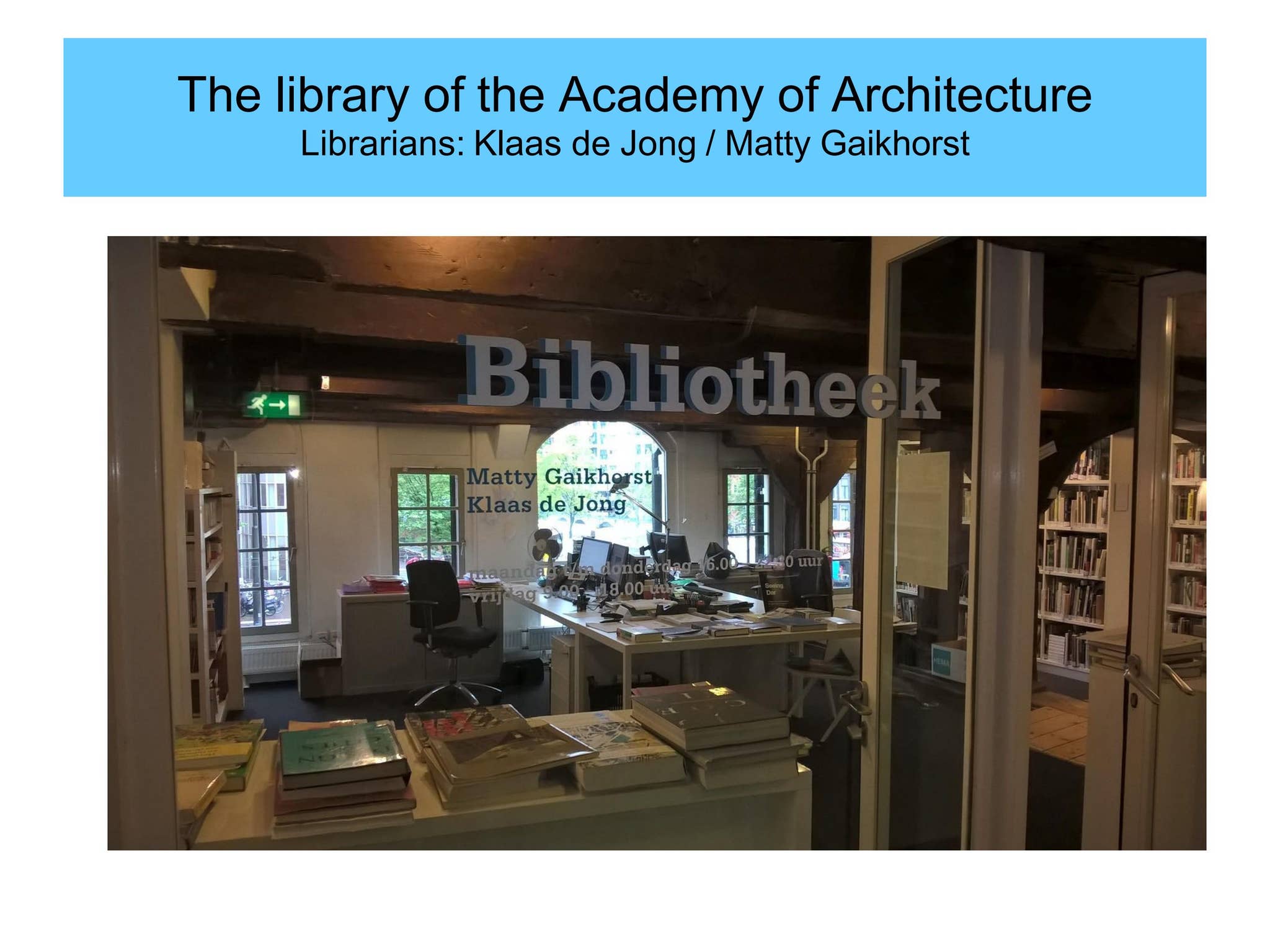 AvB Libary introduction by Amsterdam Academy of Architecture - Issuu