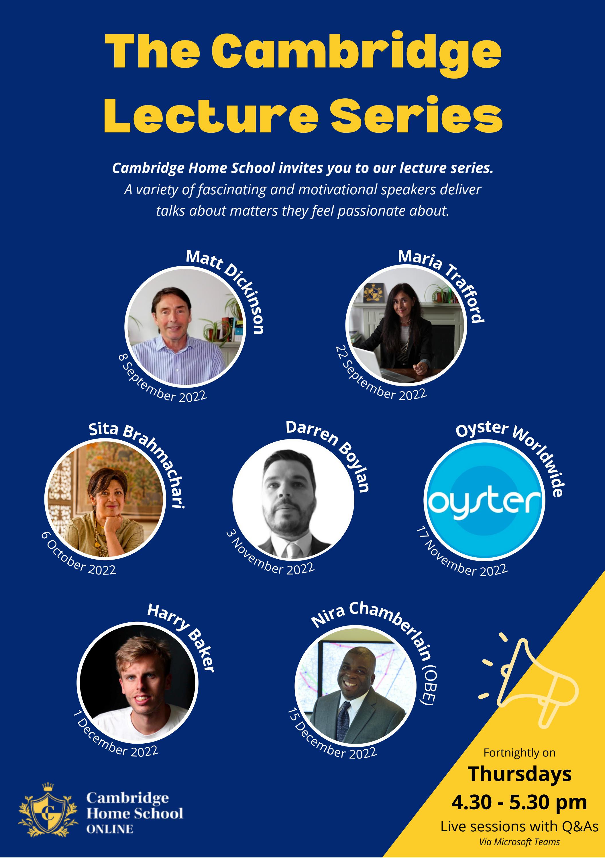 The Cambridge Lecture Series by cambridgehomeschool - Issuu