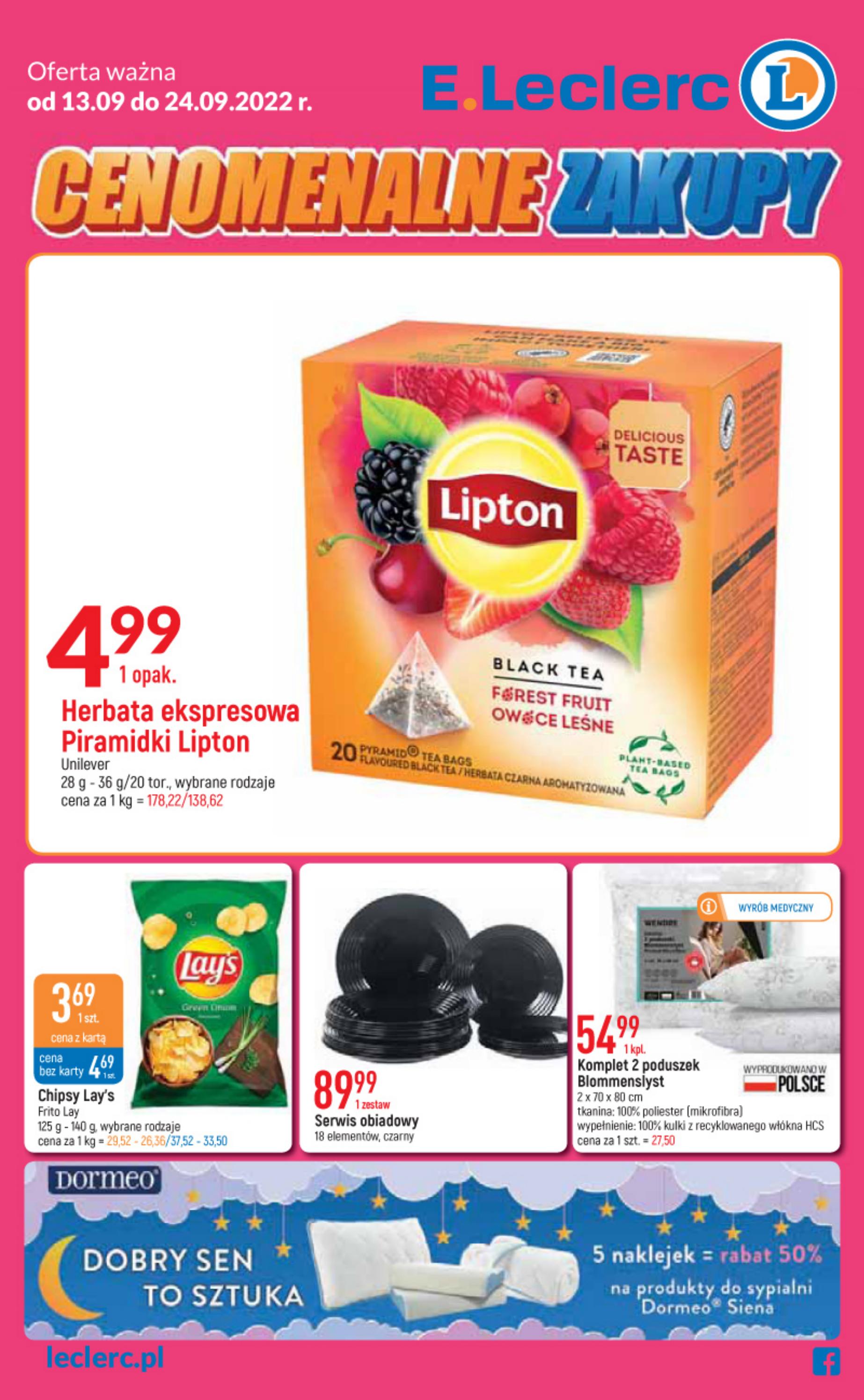 E.Leclerc gazetka od 13.09 do 24.09.2022 by iUlotka.pl - Issuu