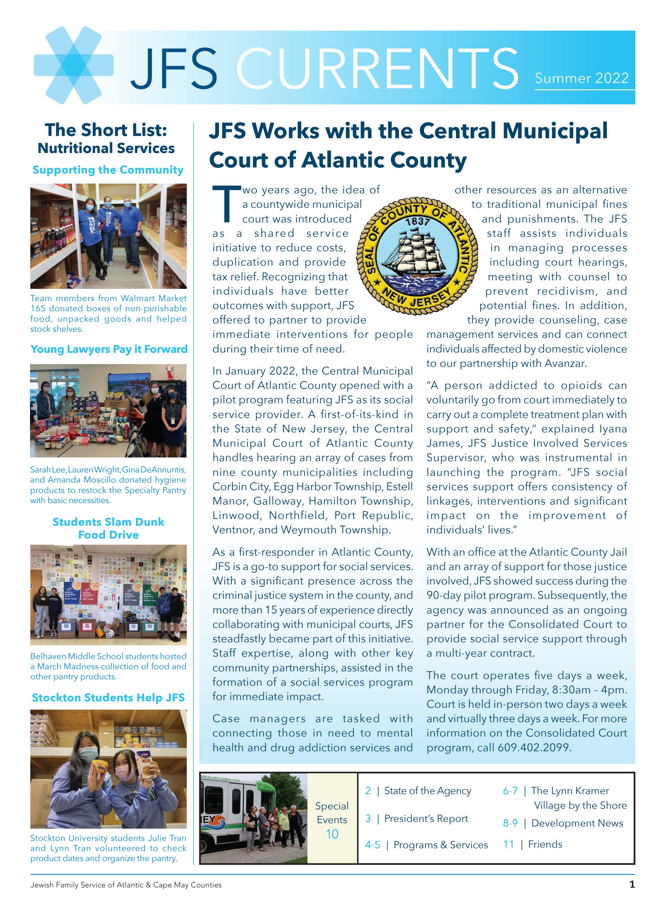 JFS Currents - Summer 2022 by Beth Joseph - Issuu