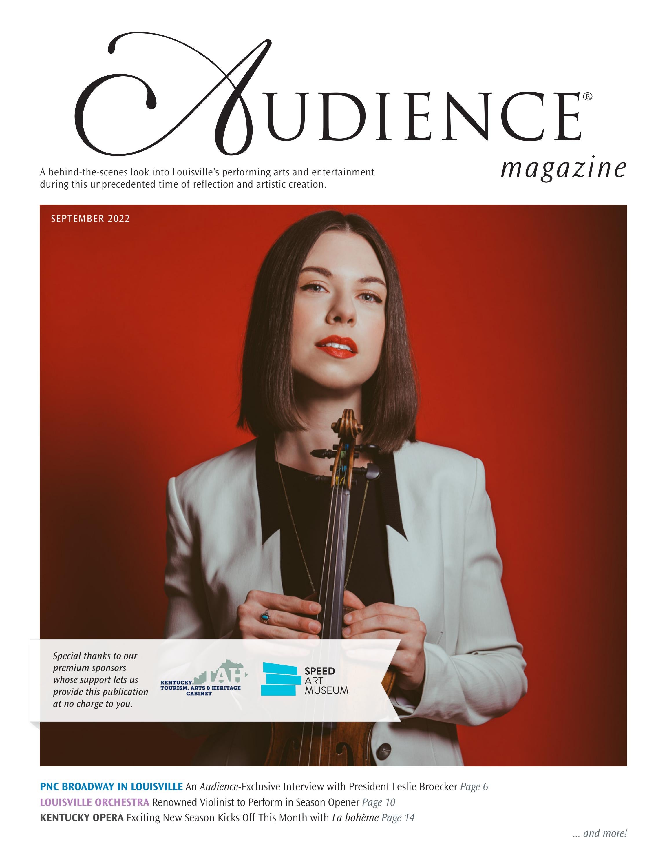 Audience Magazine | Louisville Arts & Entertainment | September 2022 by ...