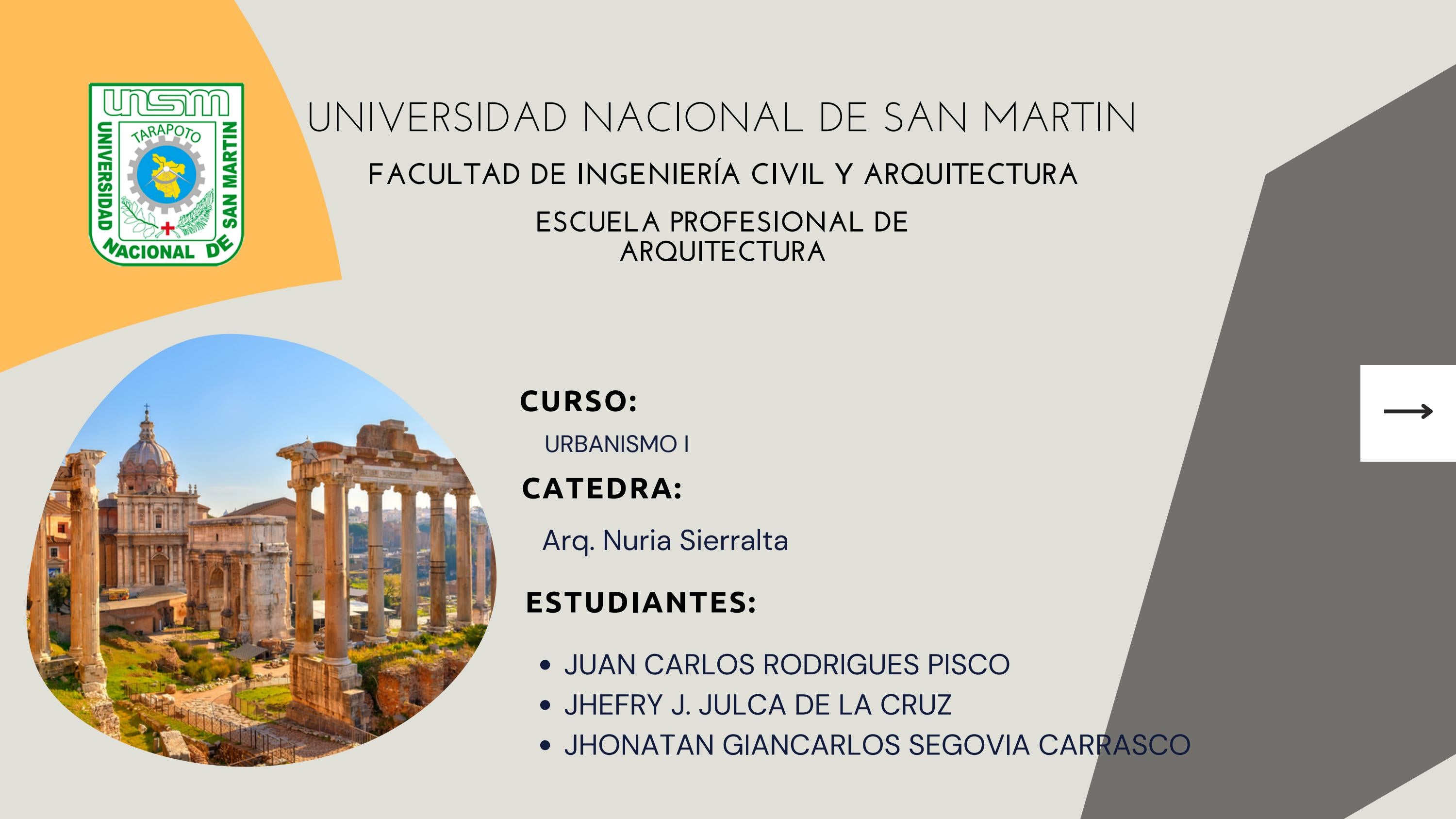 URBANISMO DE LA CIUDAD ROMANA by Juan Carlos Rodriguez Pisco - Issuu