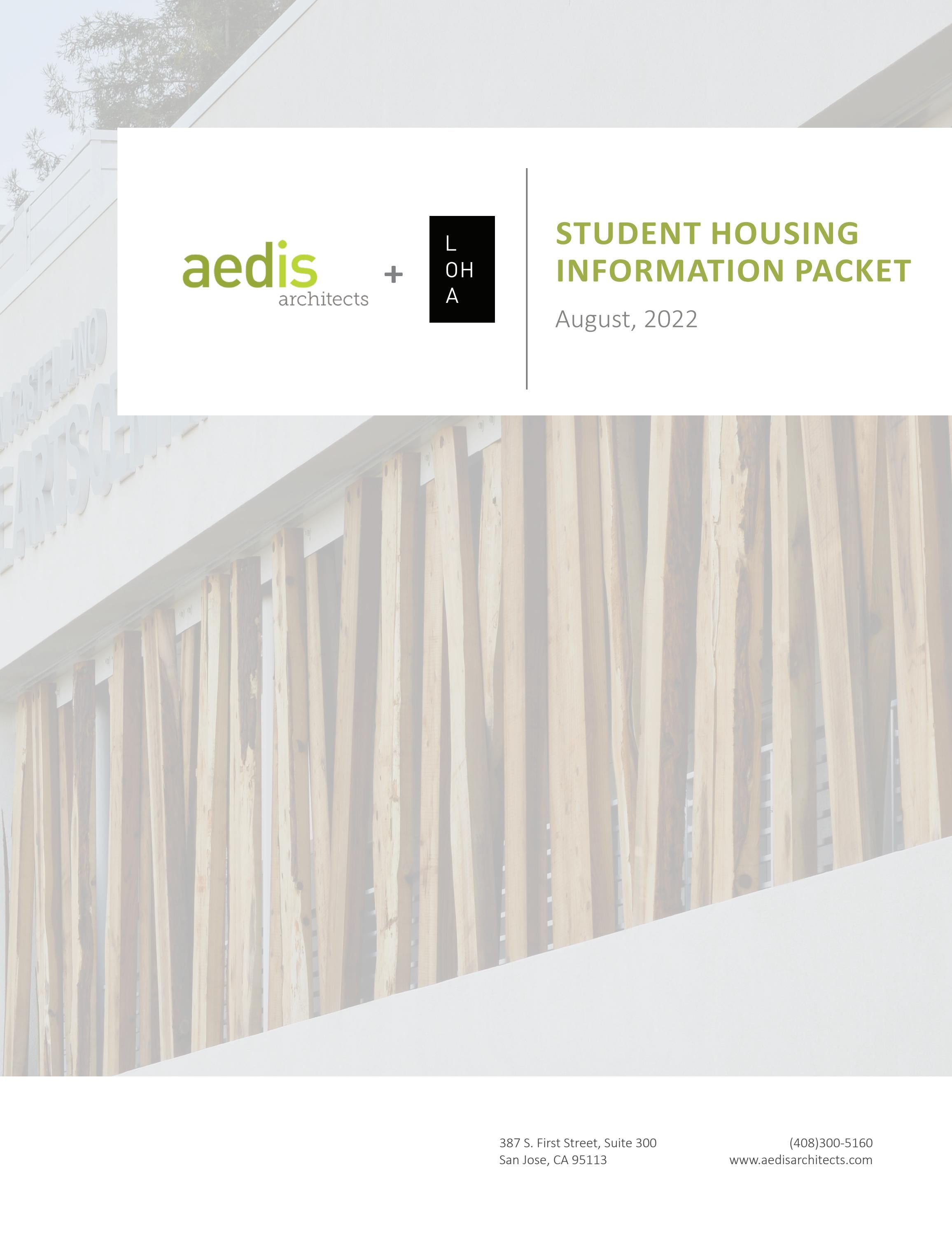 Student Housing Information Packet by Aedis Architects - Issuu