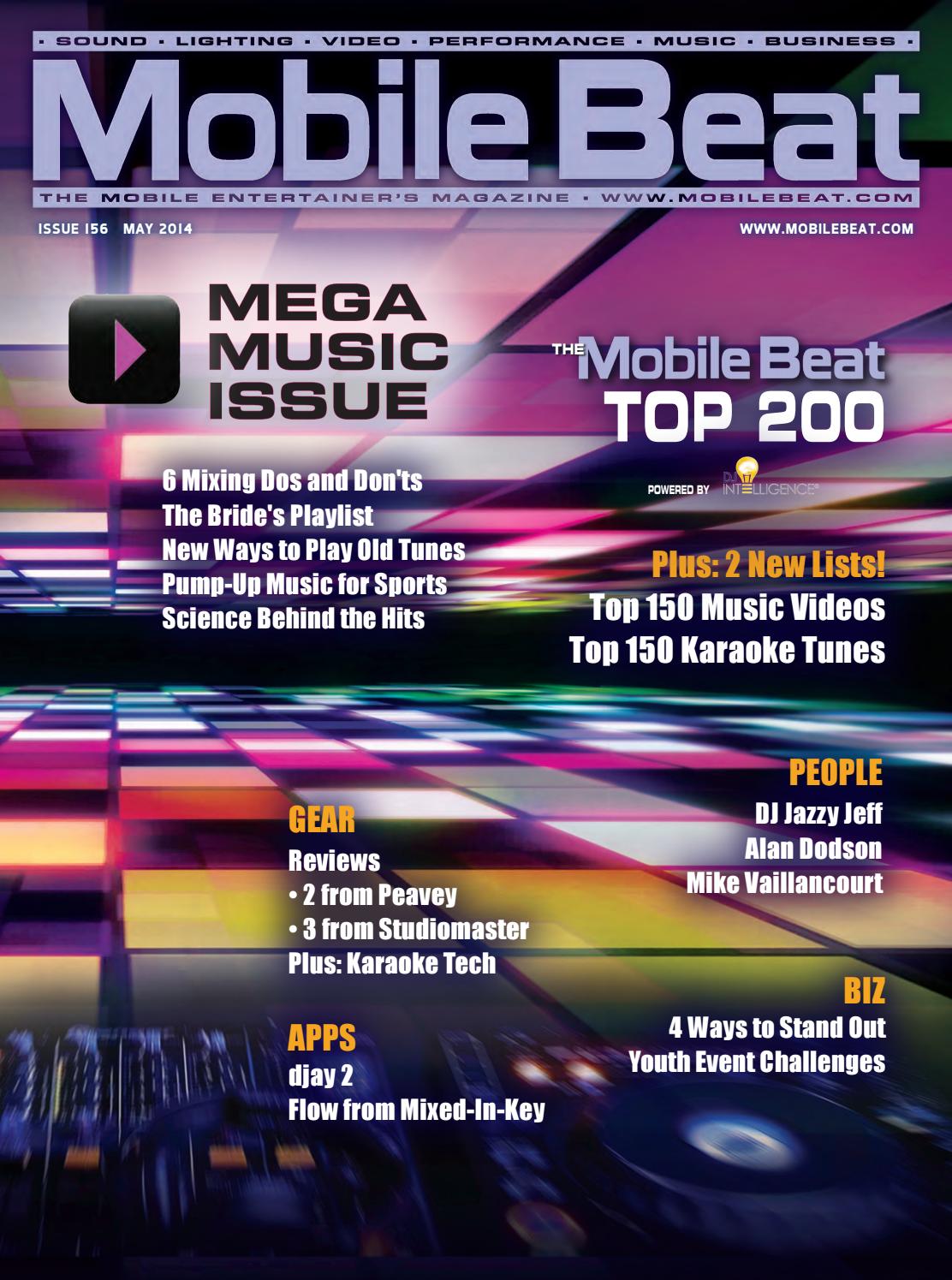 Issue 156 - May 2014 - Mega Music Issue Top 200 by Mobile Beat Magazine ...