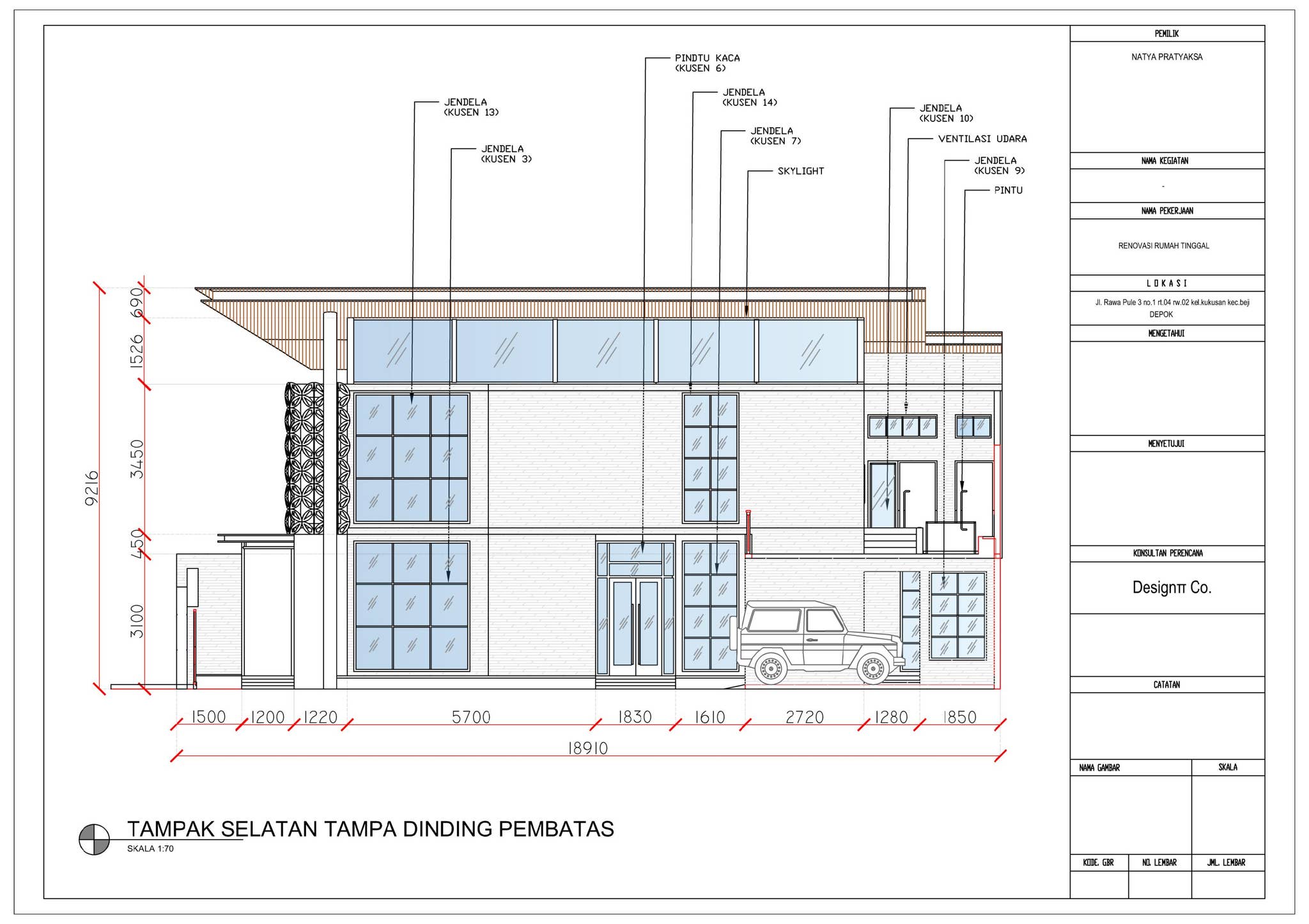 Schematic design Rumah Bu Natya by joshua wastara - Issuu