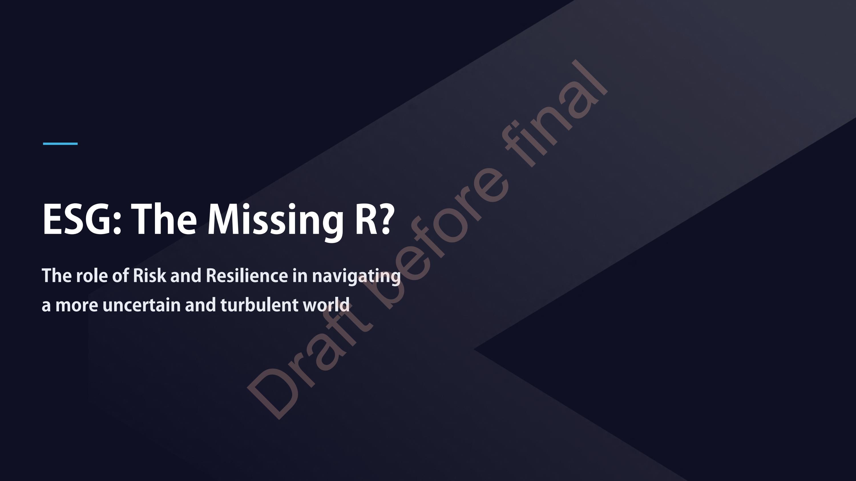 ESG: The Missing R? by Plutus Consulting Group Limited - Issuu