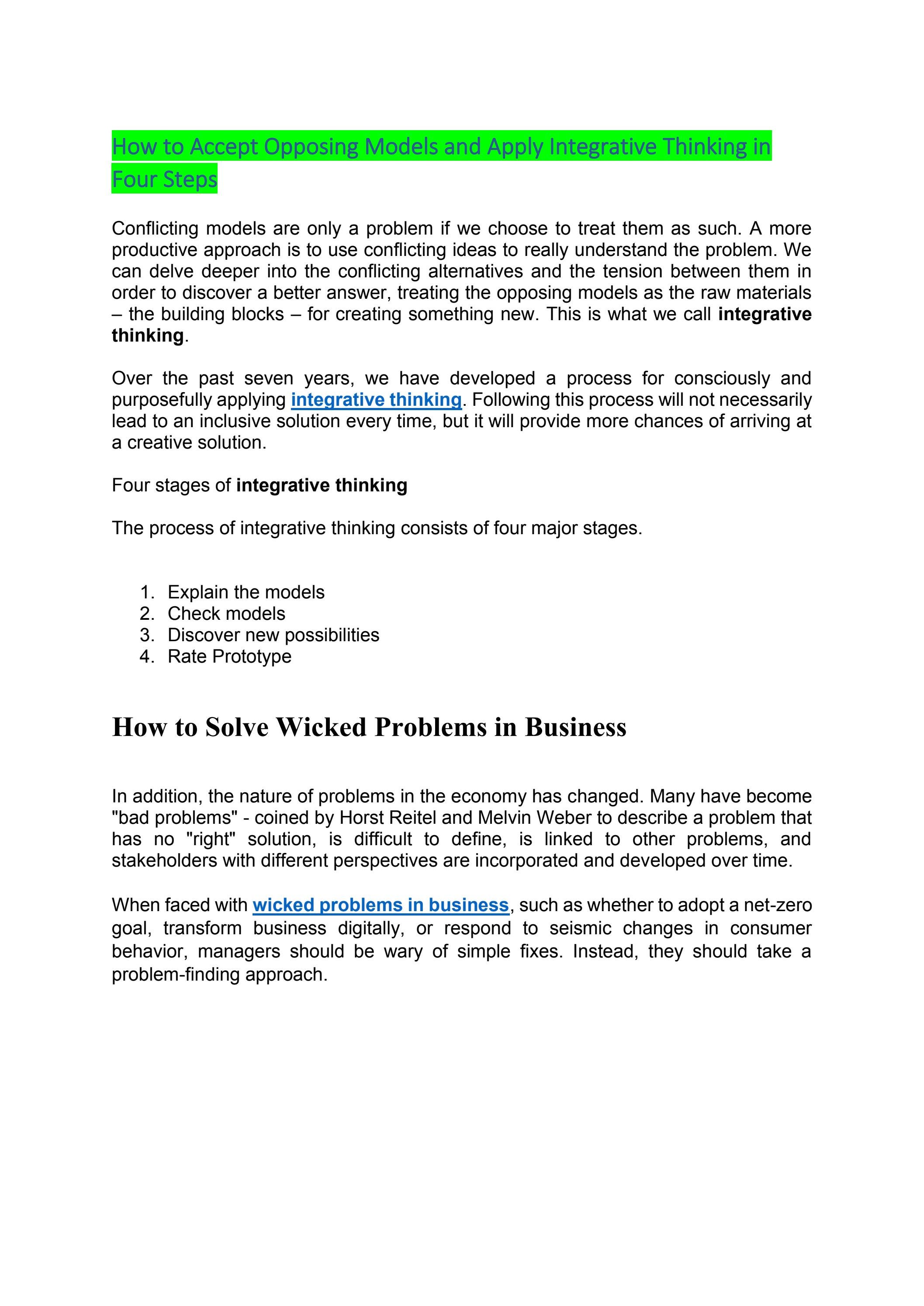 How to Solve Wicked Problems in Business by Hmane Design - Issuu