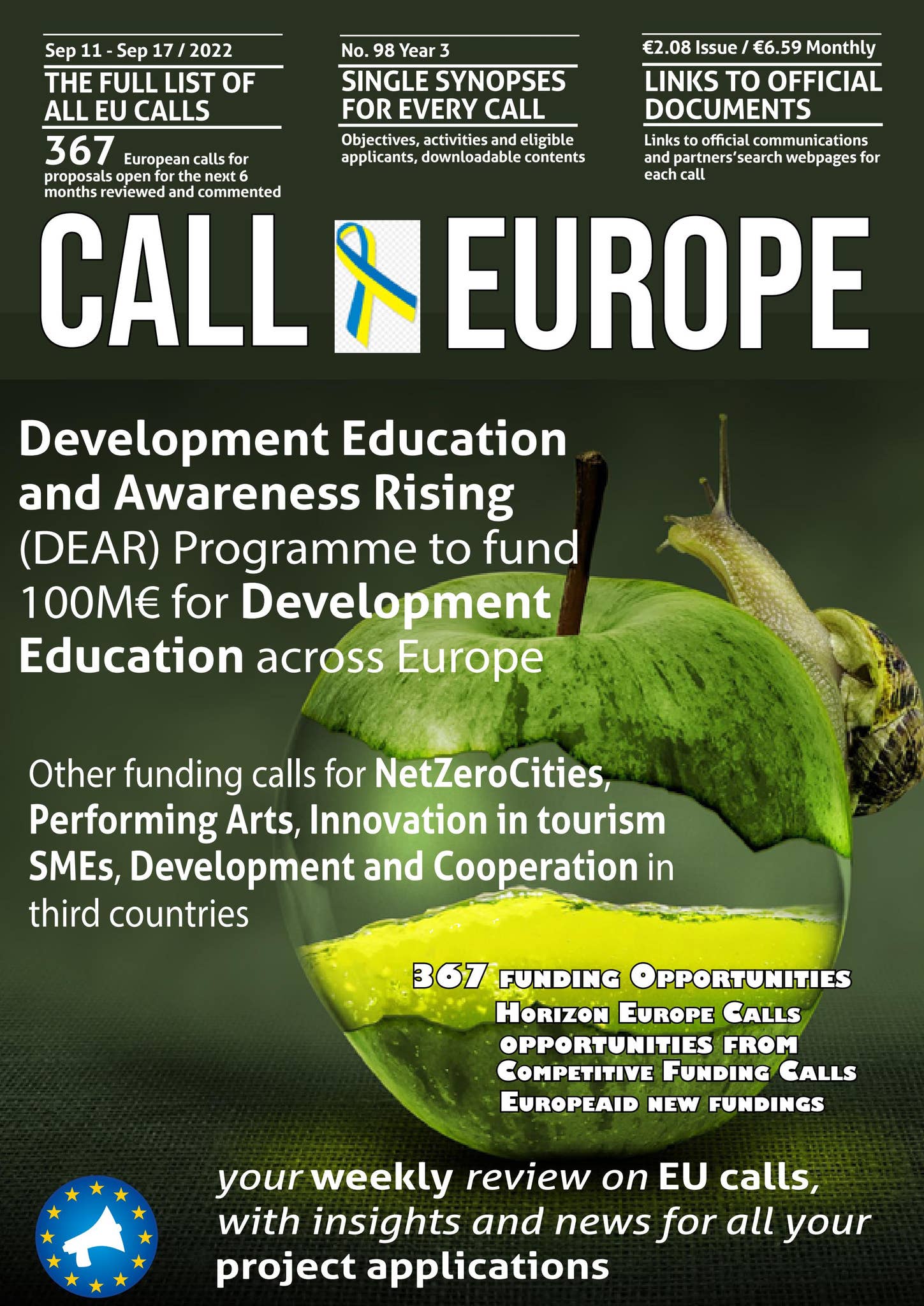 CallforEurope Weekly Magazine - 11th September 2022 by call4europe - Issuu