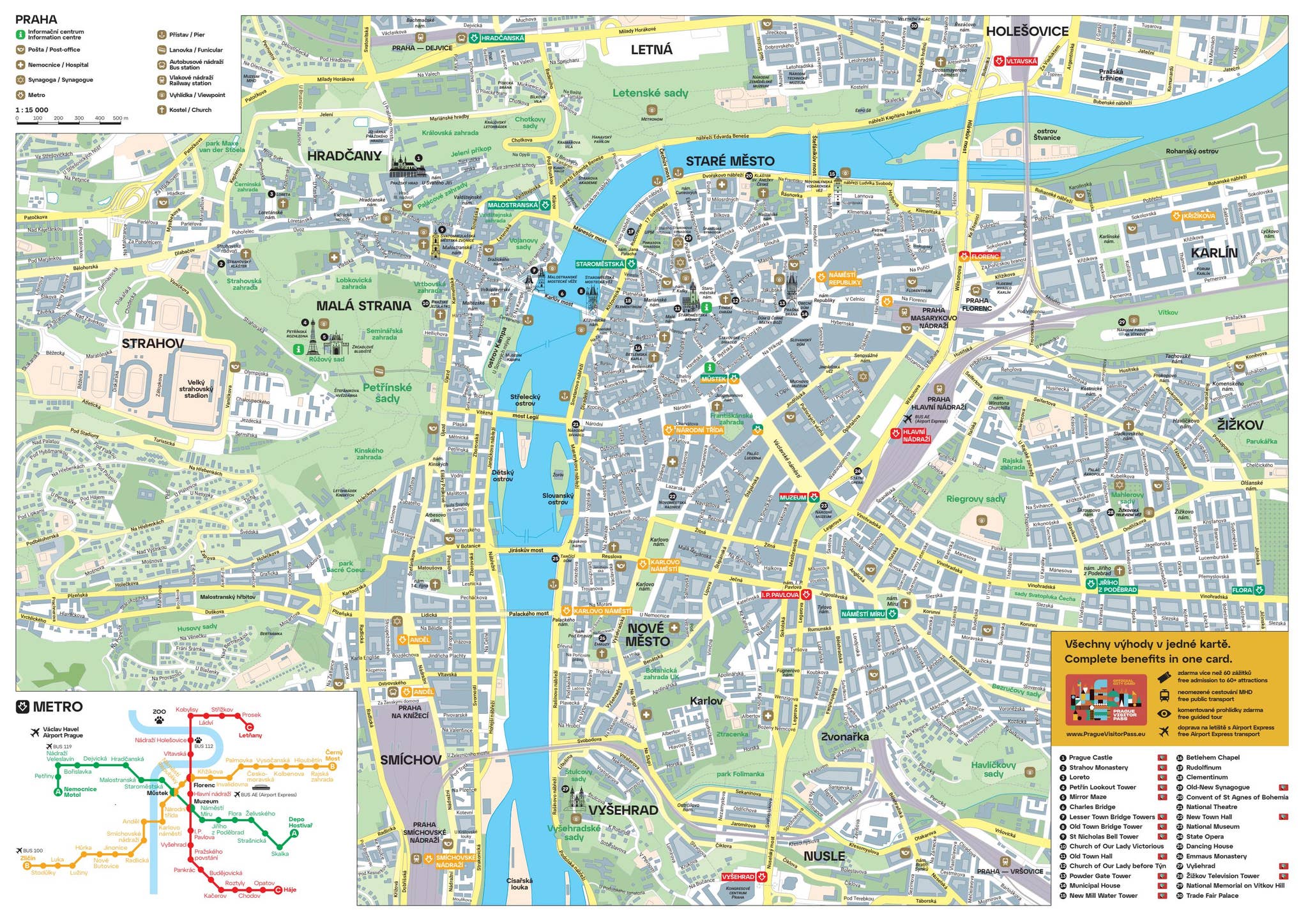 Praha — mapa centra by Prague.eu - Issuu