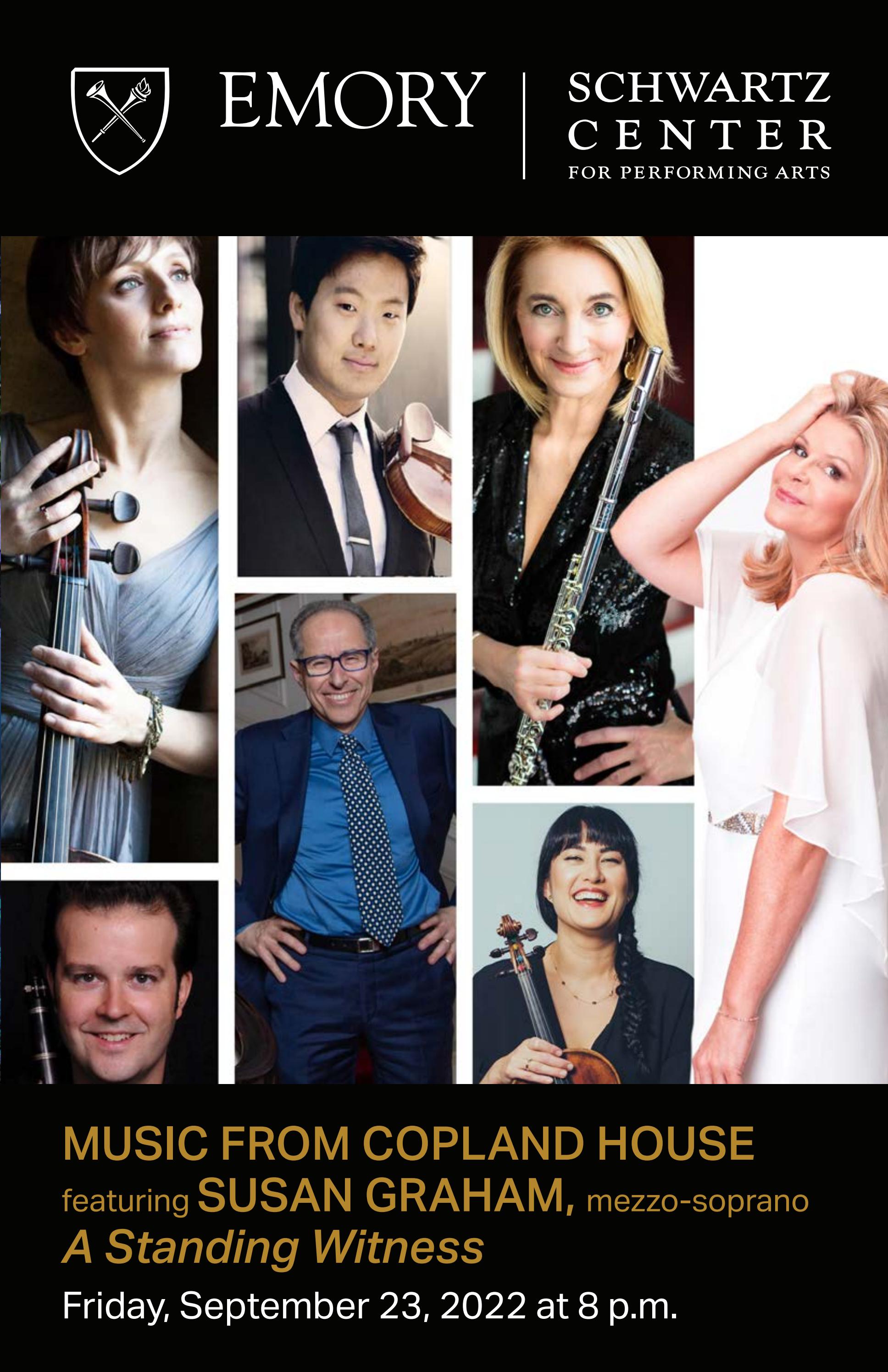 9/23/2022 Music from Copland House featuring Susan Graham | Candler ...