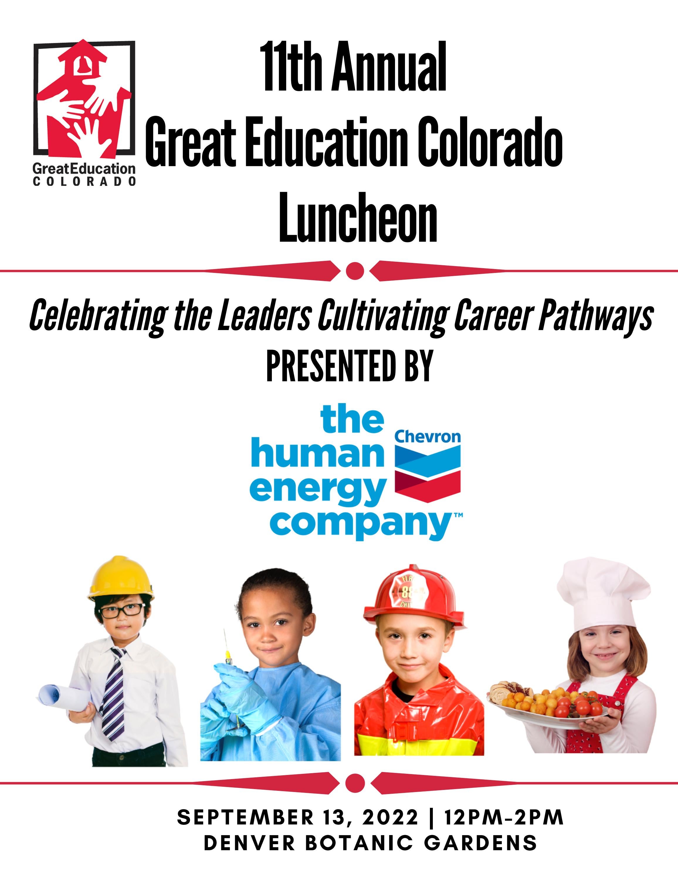11th Annual Great Education Colorado Luncheon Presented by Chevron by ...