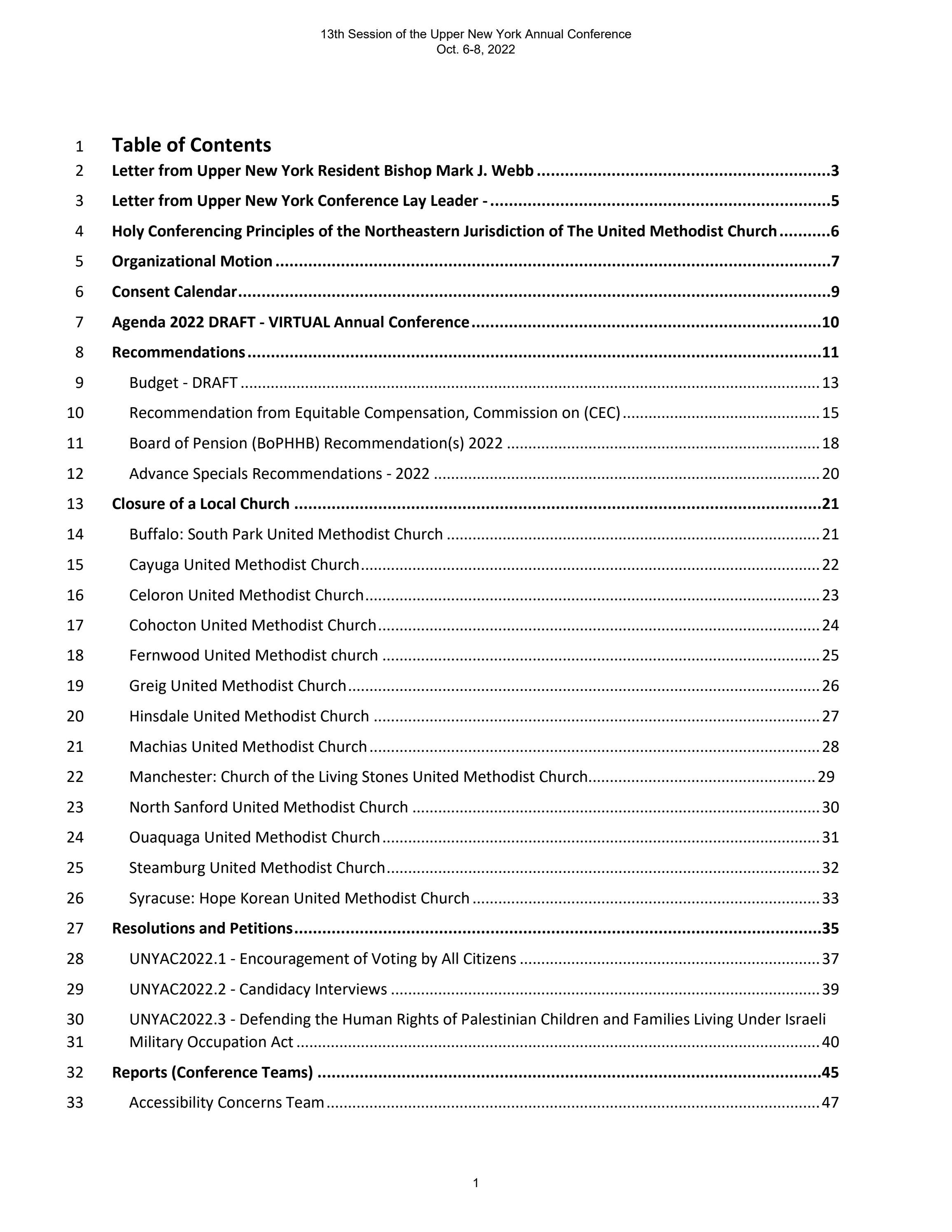 2022 Upper New York Journal, Vol. I by Upper New York Conference - Issuu