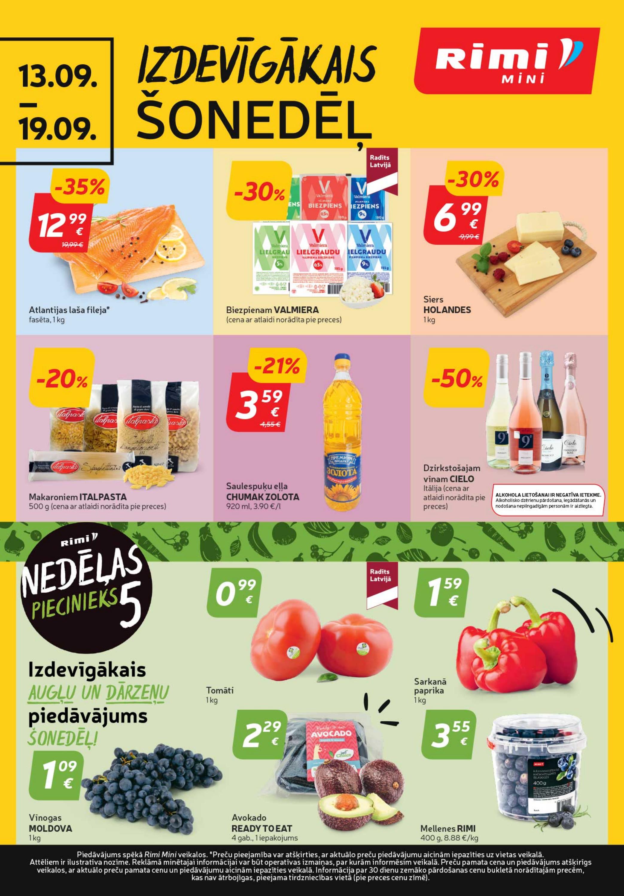 Rimi Mini Akcijas Buklets Un Atleides No 20190917 Uz