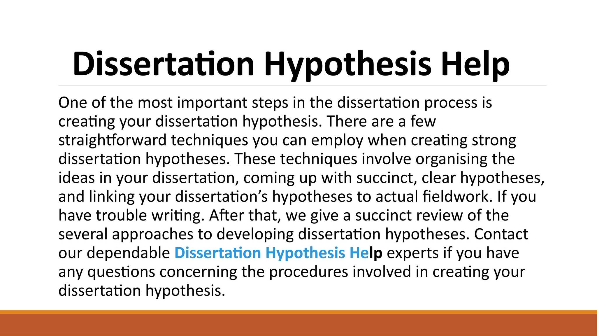 Dissertation Hypothesis Help By British Dissertation Help Issuu 9731