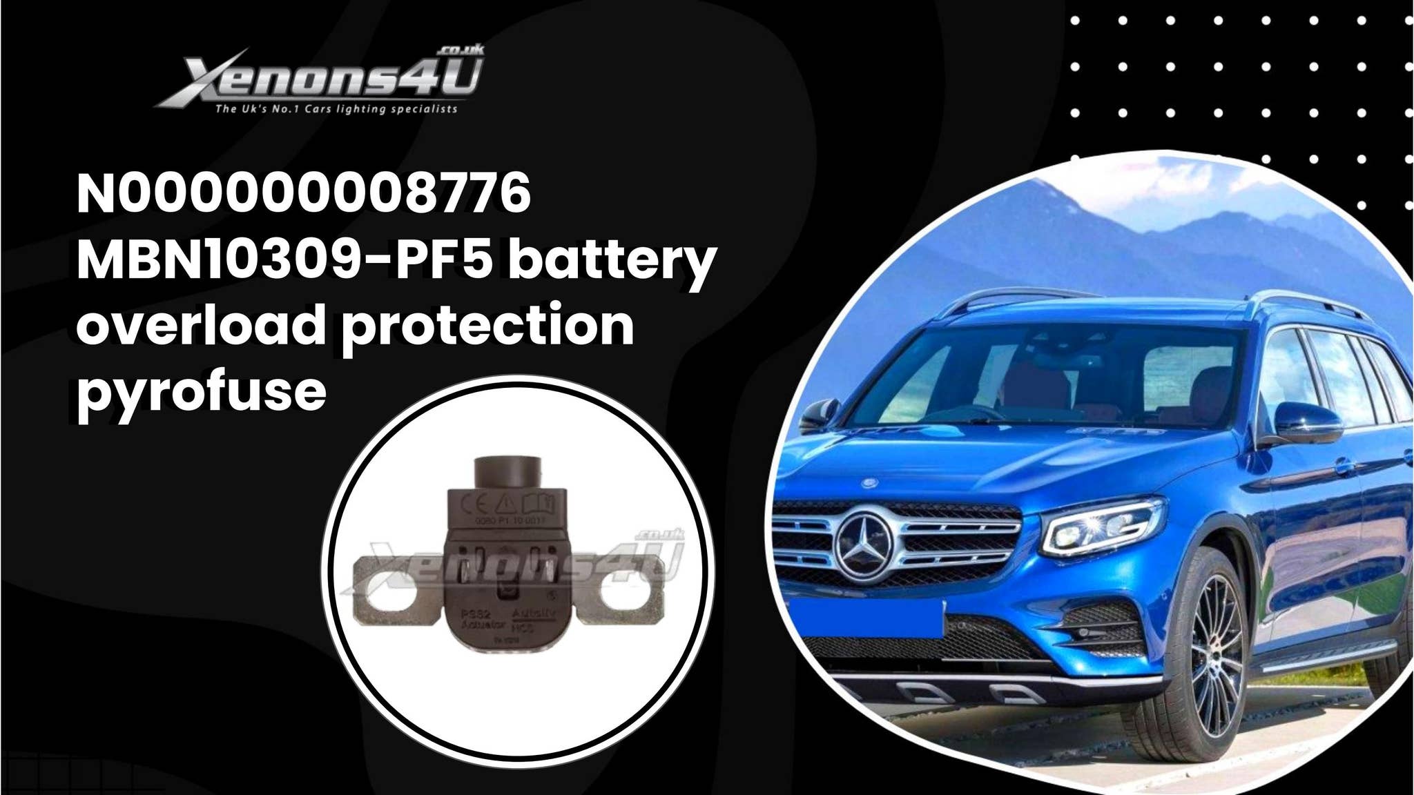 Mercedes Benz N000000008776 battery overload protection pyrofuse by ...