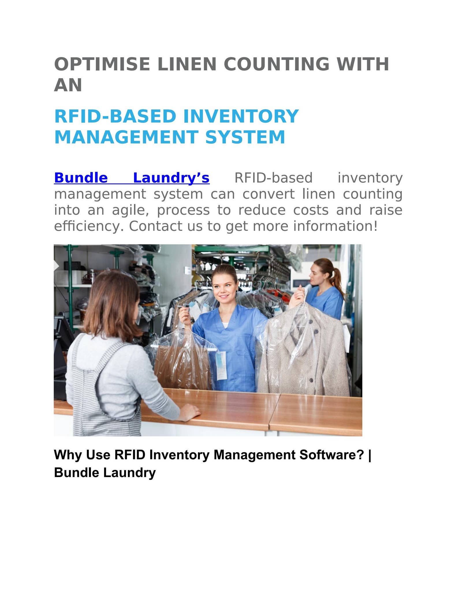 Why Use RFID Inventory Management Software - Bundle Laundry by Bundle ...