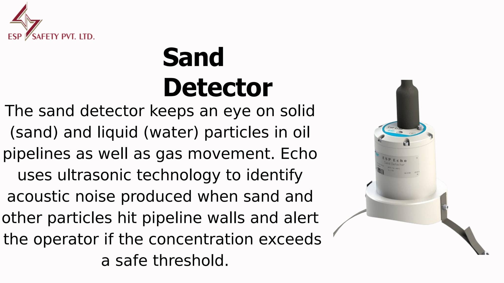 Sand Detector | ESP-SAFETY by ESP Safety - Issuu