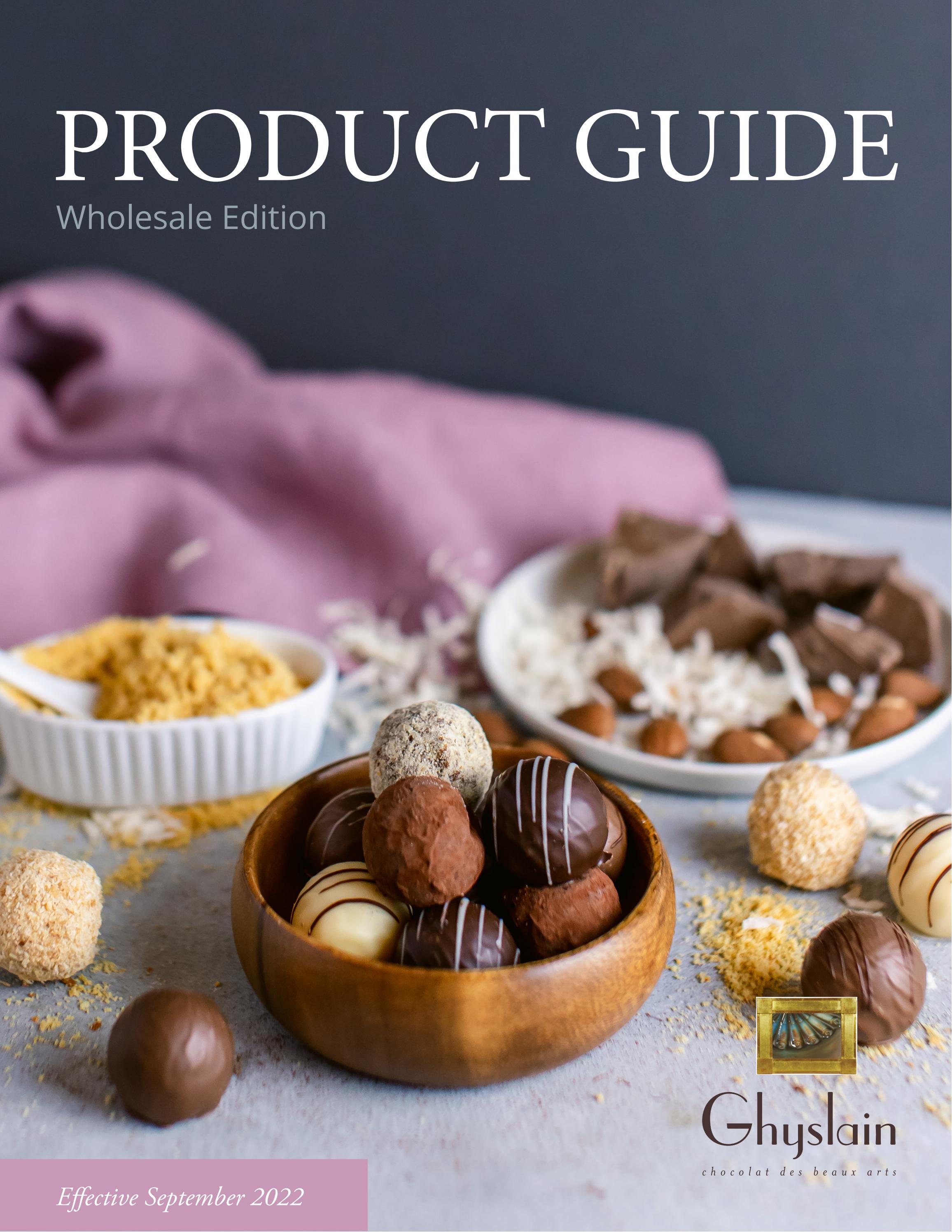 Ghyslain Chocolatier's Wholesale Guide 2022 by ghyslainchocolatier - Issuu