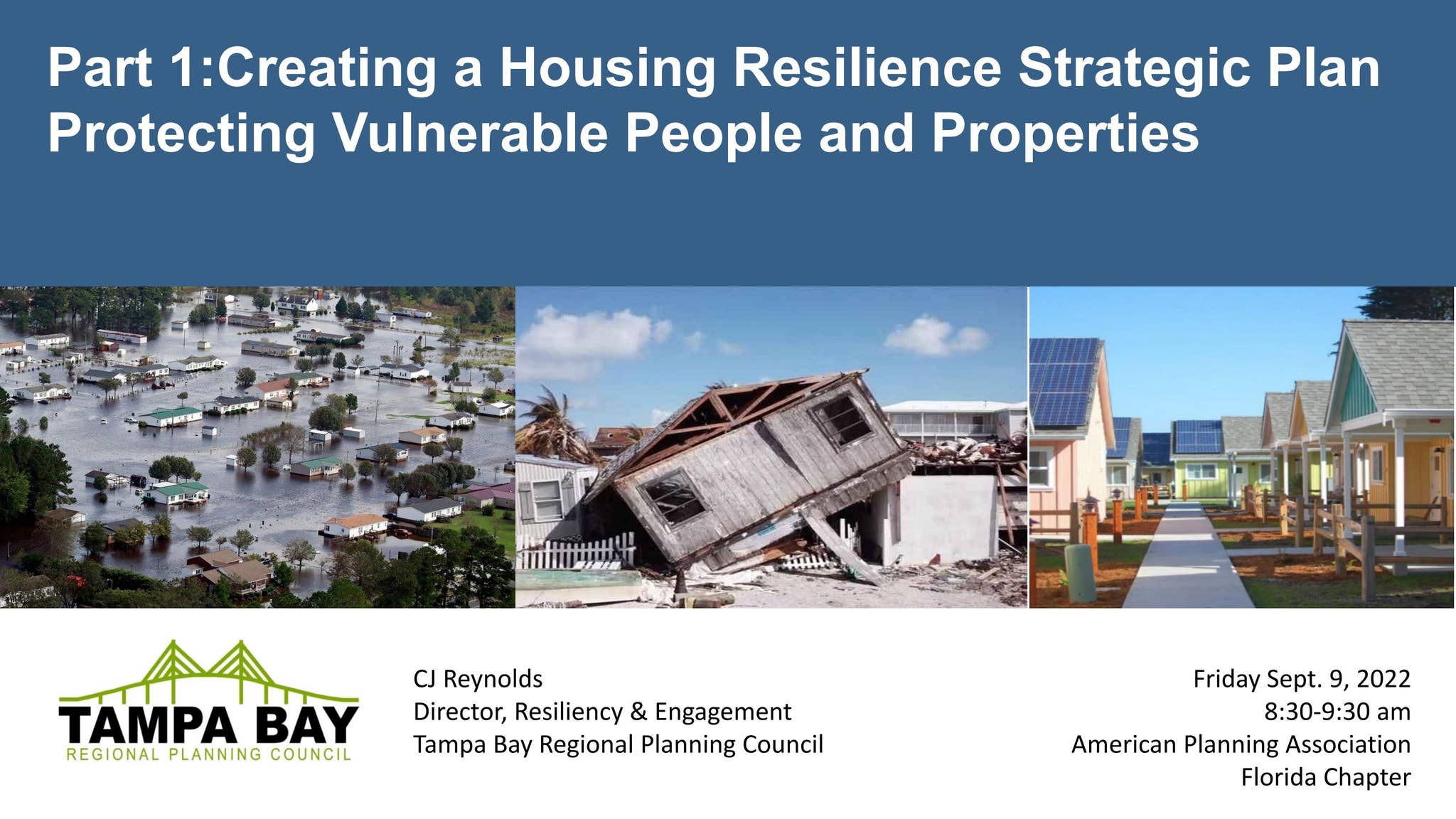 Creating a Housing Resilience Strategic Plan Protecting Vulnerable ...