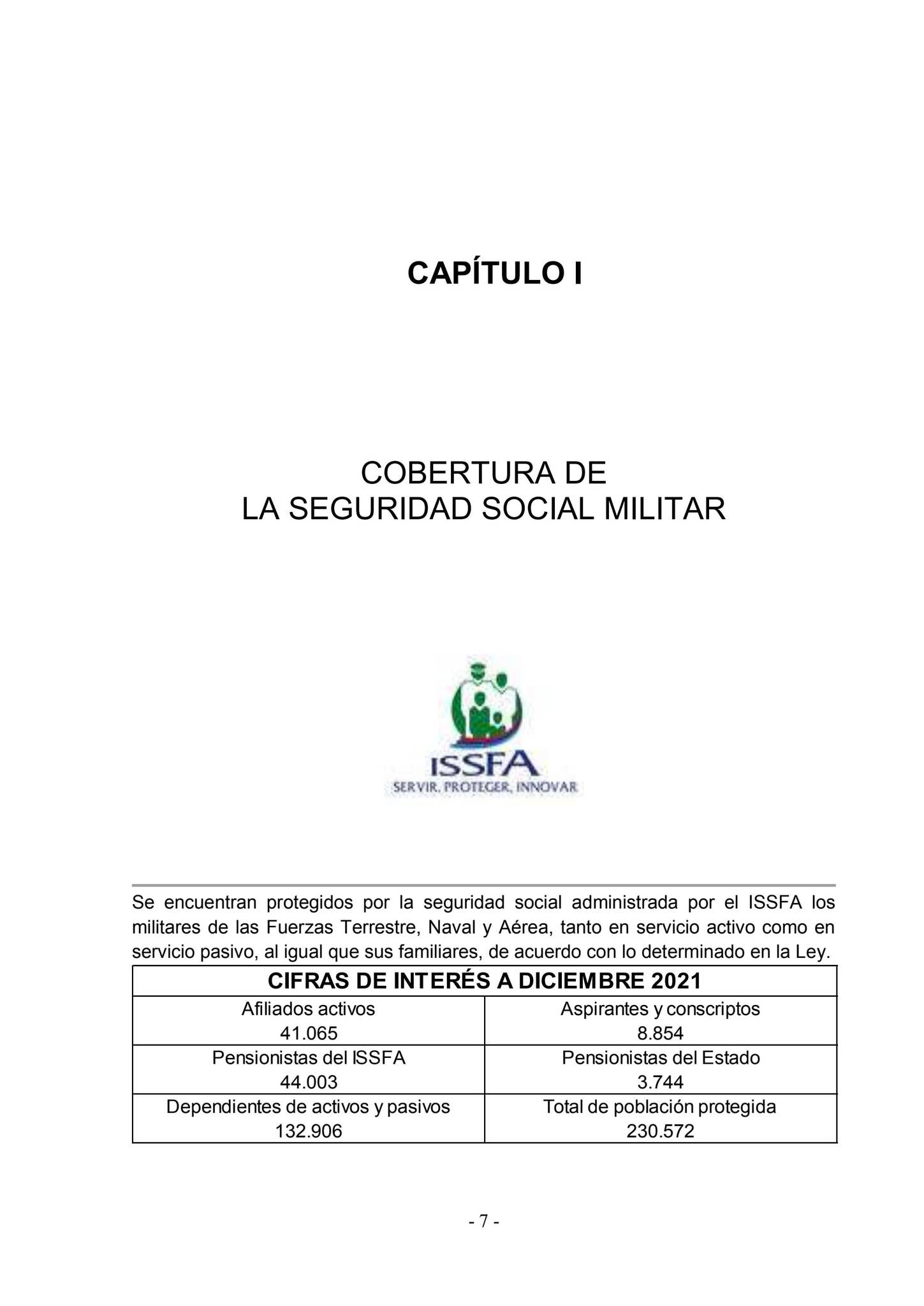 Anuario Estadístico 2021 by Issfa Ecuador - Issuu