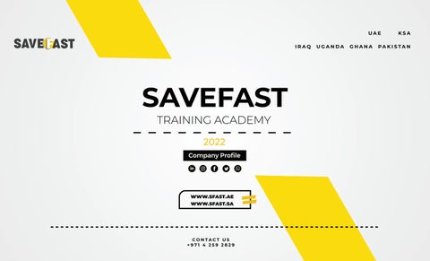 SaveFast Training Academy - UAE by Save Fast - Issuu