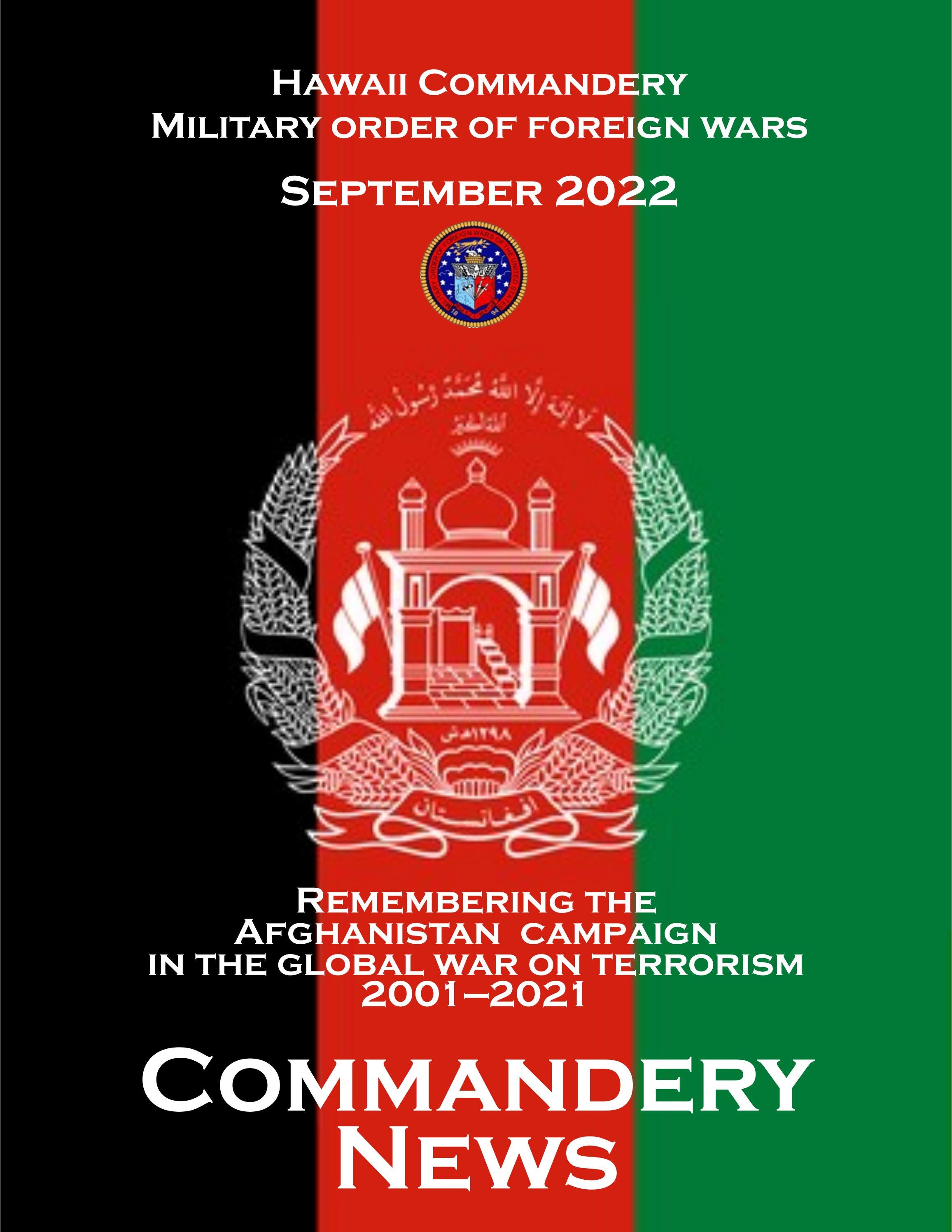 Hawaii MOFW Commandery News September 2022 by Hawaii Commandery ...
