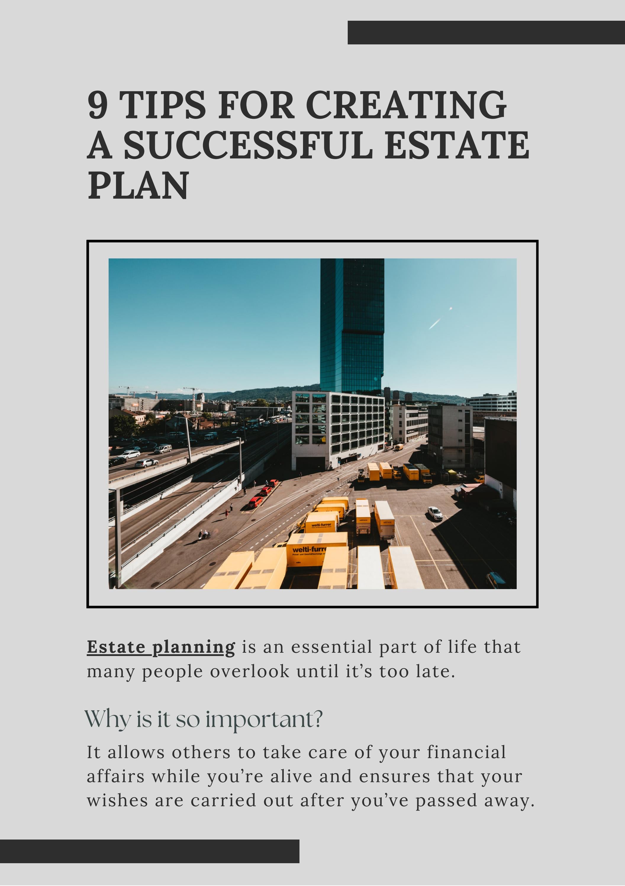 9 Tips for Creating a Successful Estate Plan by Centro LAW - Issuu