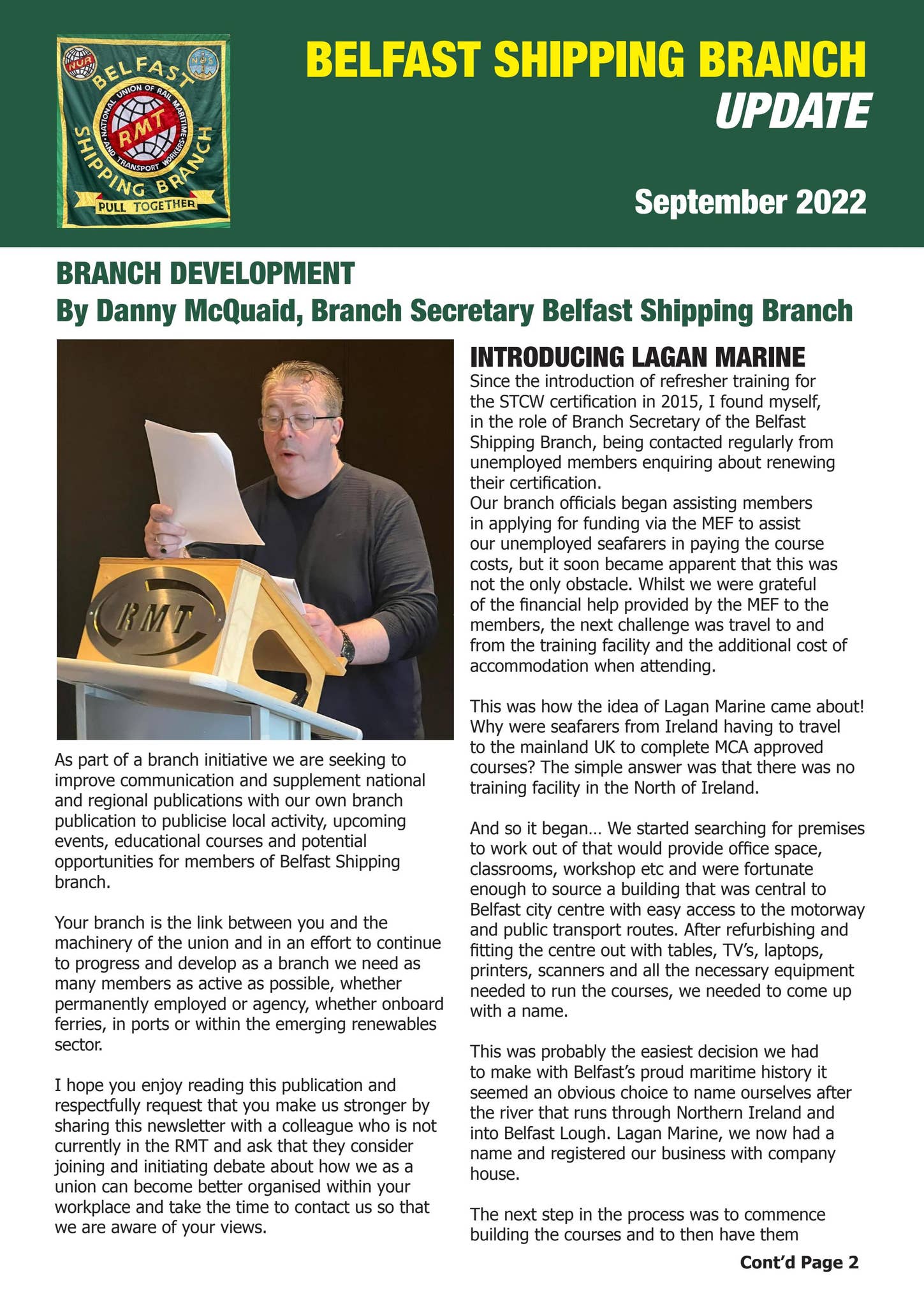 Belfast Shipping - September 2022 by RMT Union - Issuu