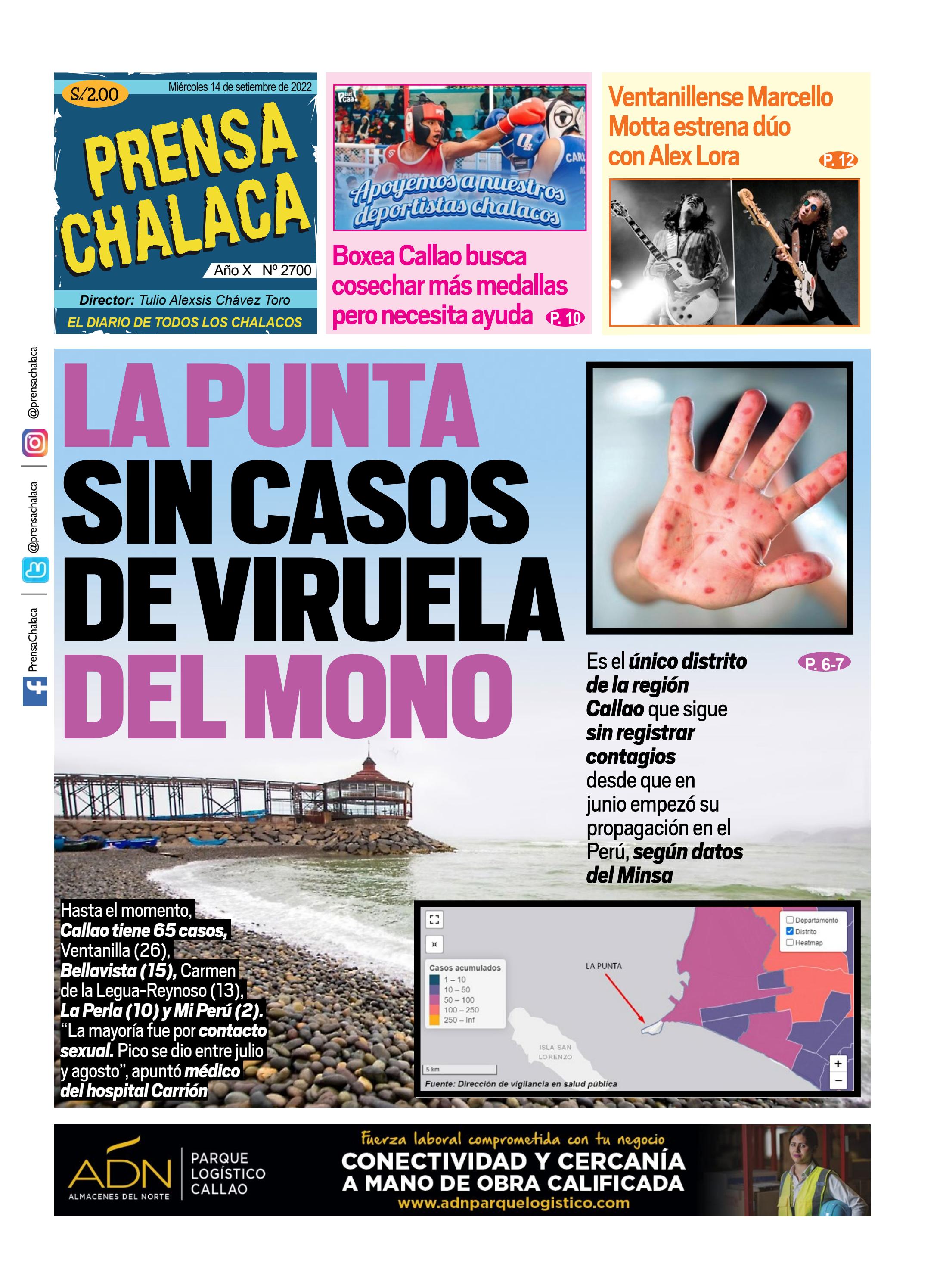 Prensa Chalaca (14-9-2022) - 2700 by Grupo de Comunicaciones Así SAC ...