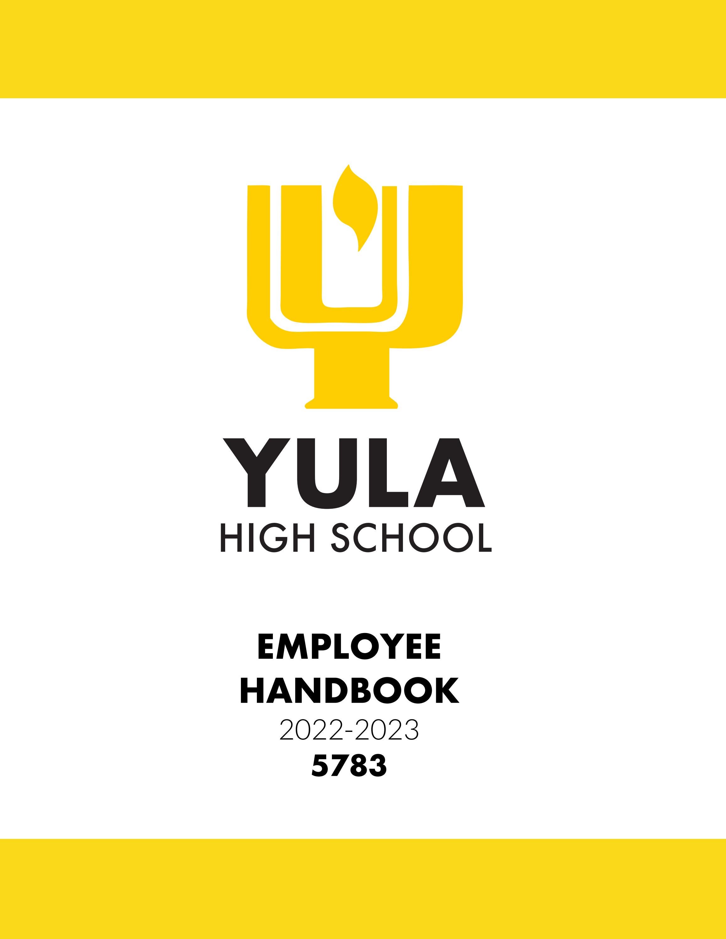 YULA High School Employee Handbook 2022-23 by YULA High Schools - Issuu