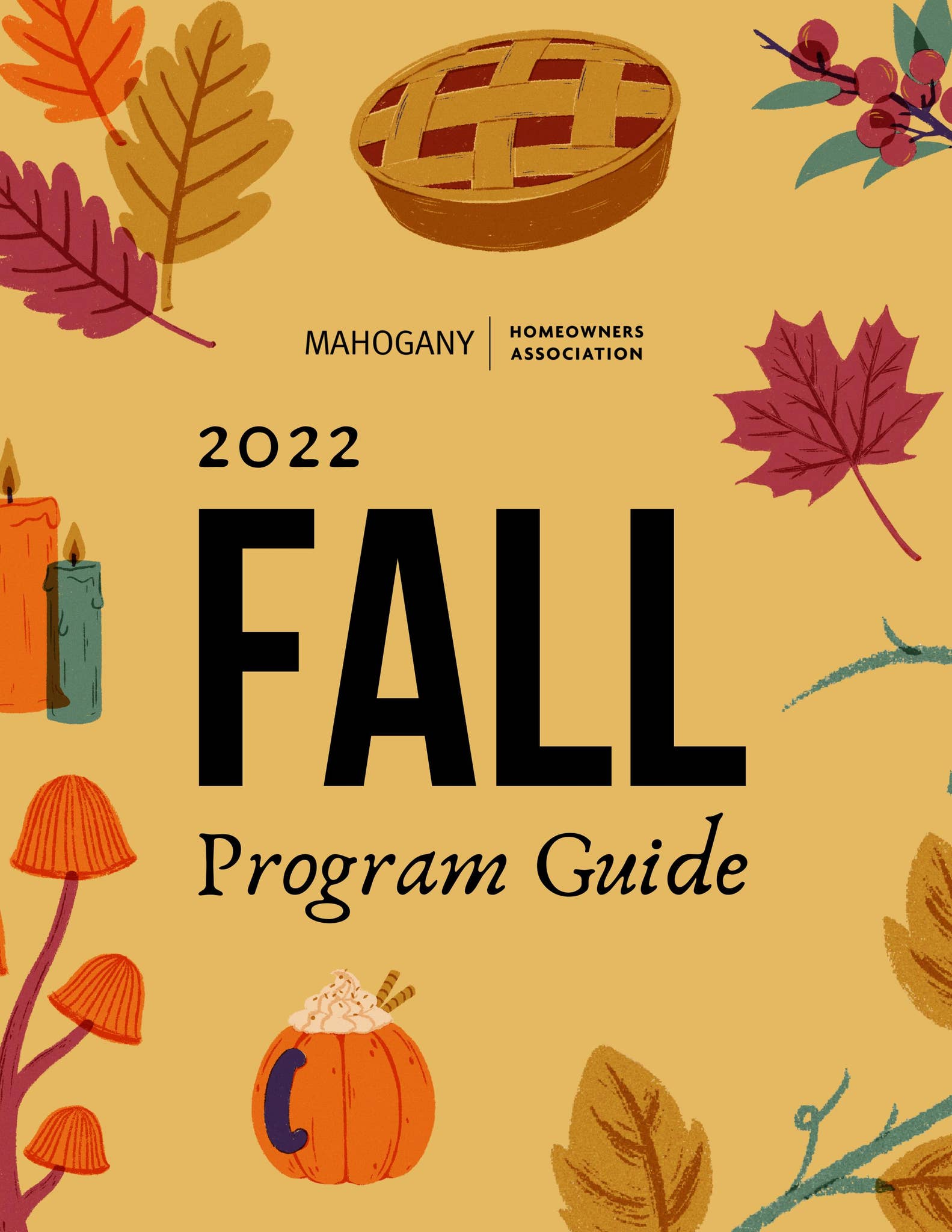 2022 Fall Program Guide by Mahogany HOA - Issuu
