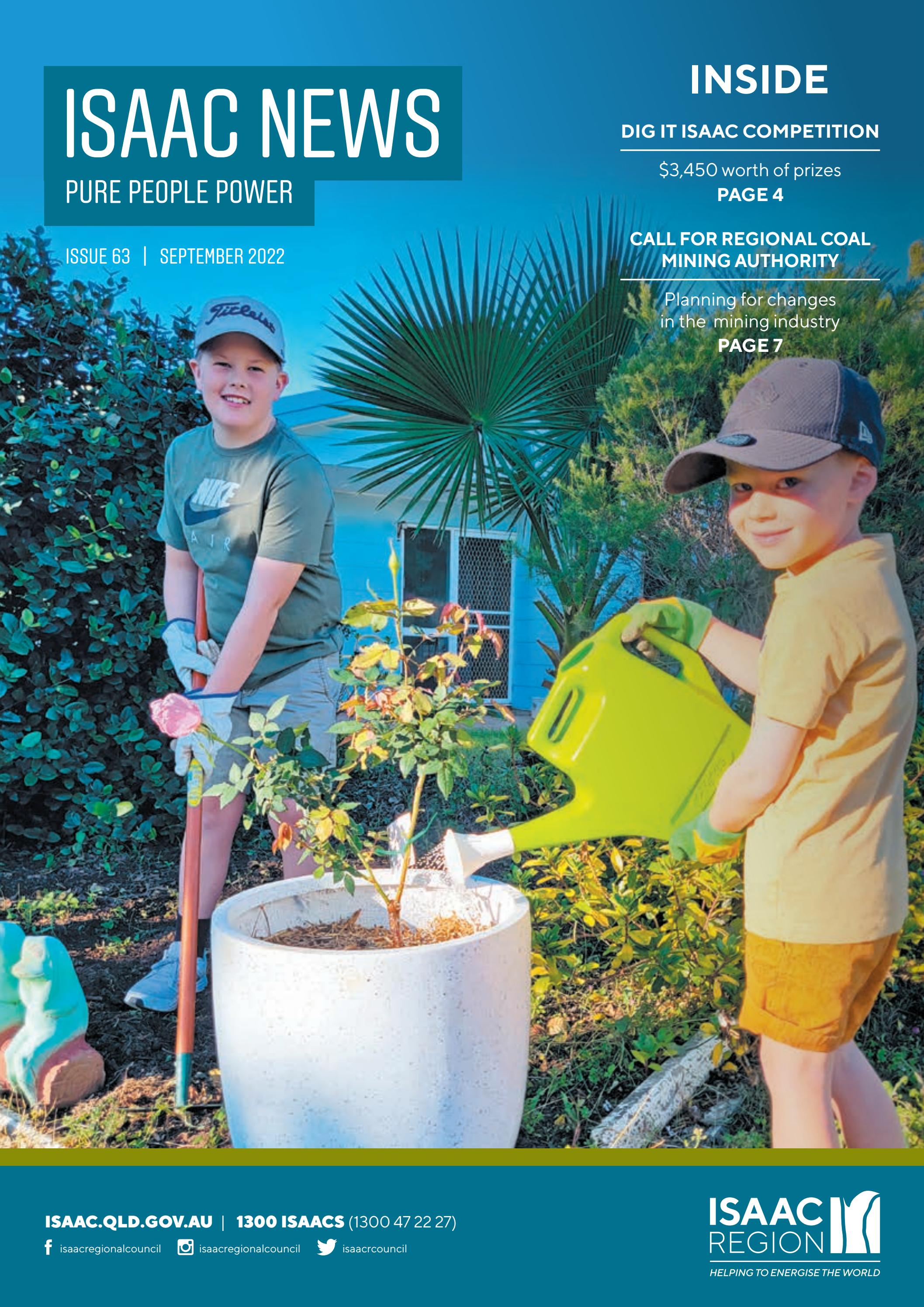 Isaac News Issue 63 September 2022 by Isaac Regional Council - Issuu