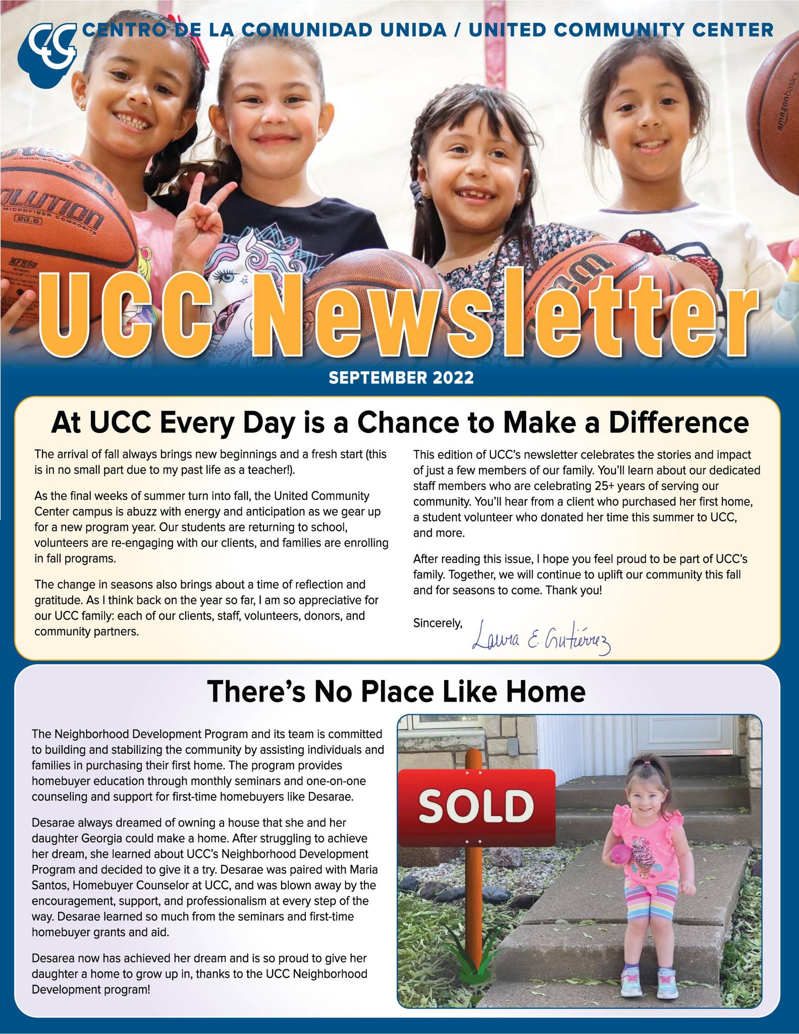 UCC Fall 2022 Newsletter by unitedcc - Issuu