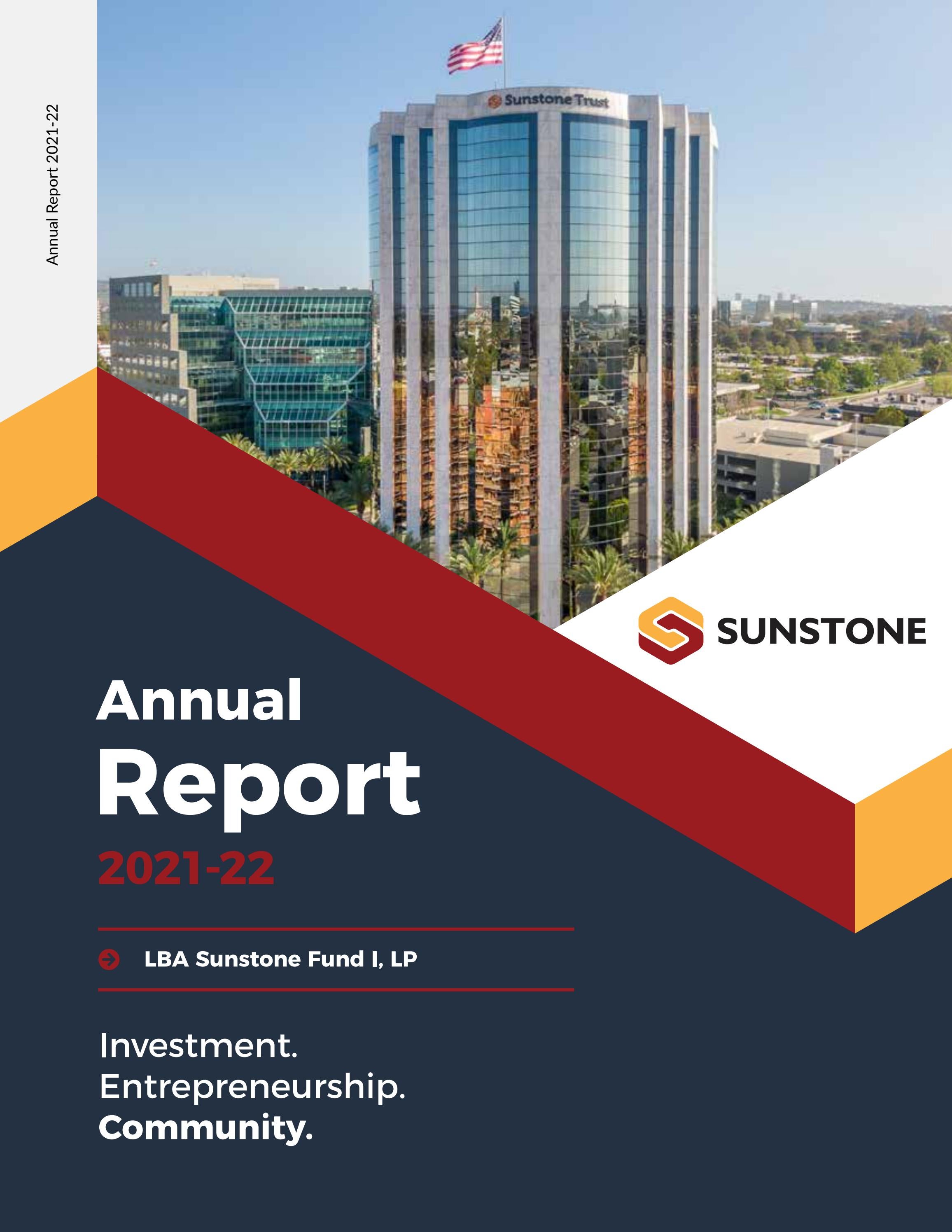 Sunstone Annual Report 2021-22 by communecommunication - Issuu