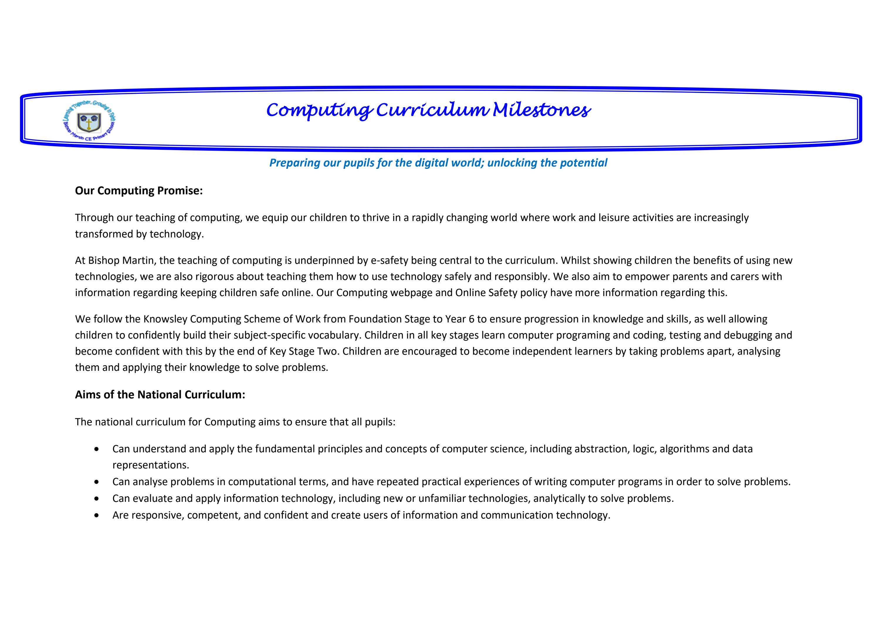 Computing milestone 22 by Schudio - Issuu