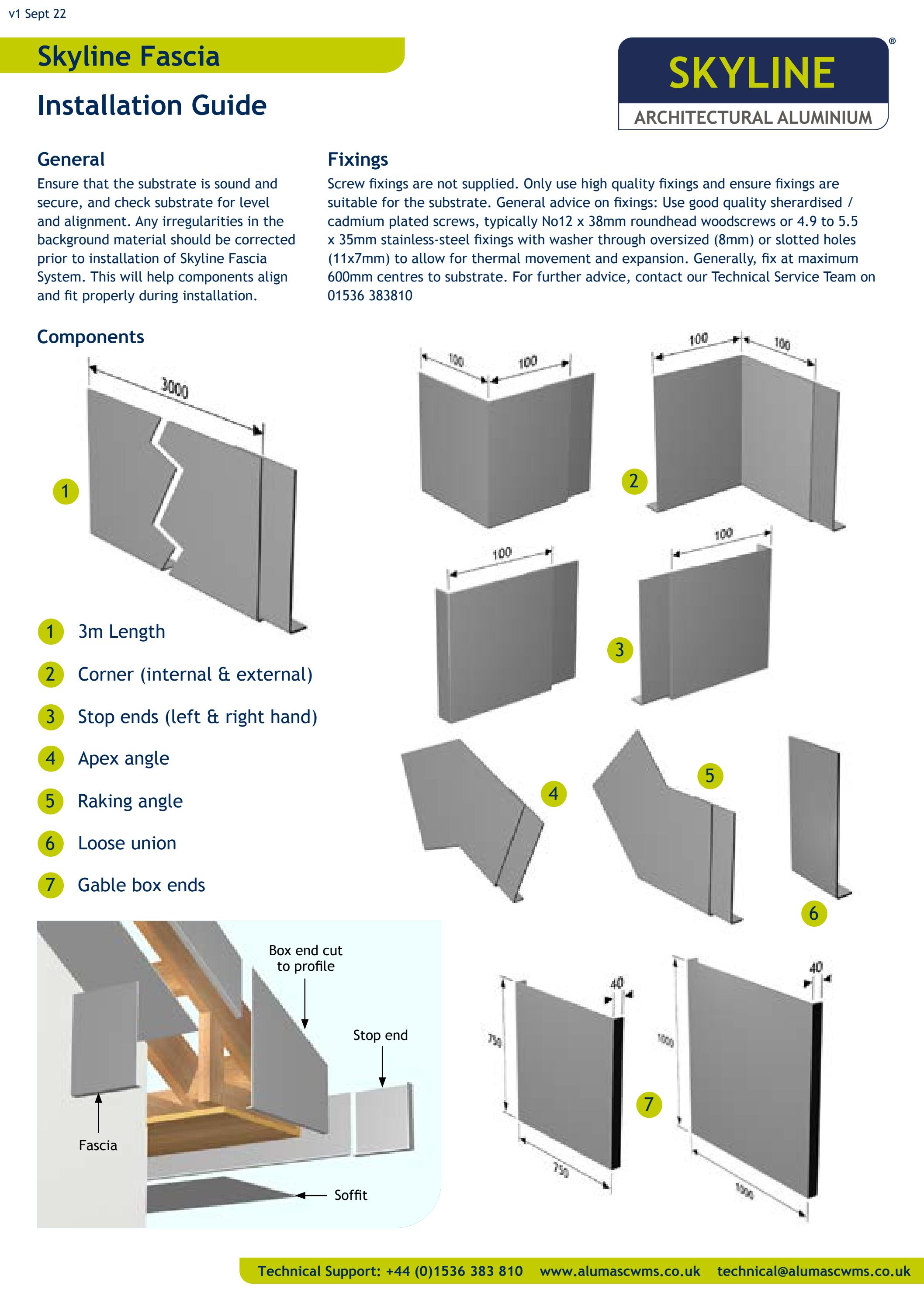 Skyline - Installation Guide - Fascia by Alumasc Water Management ...