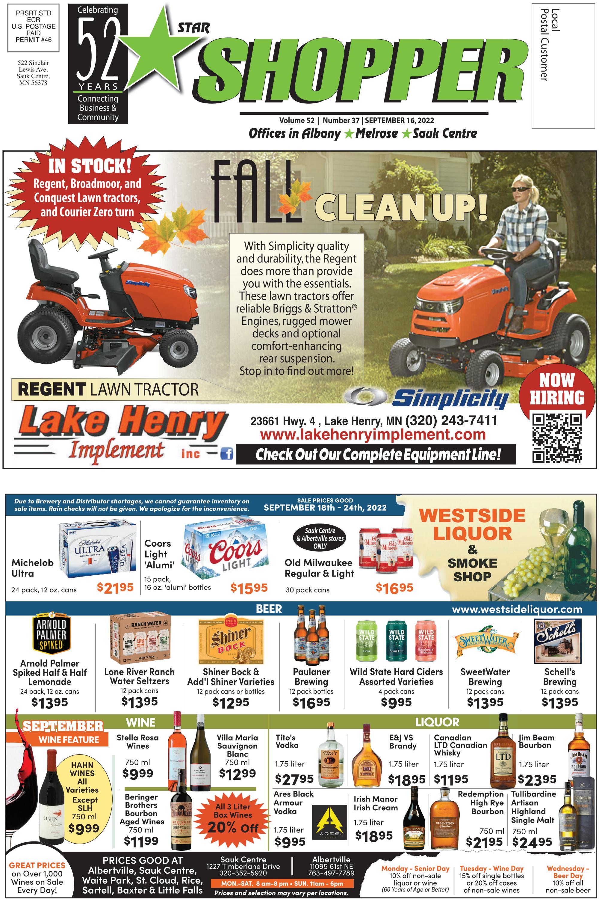 Star Shopper - September 16, 2022 by Star Publications - Issuu