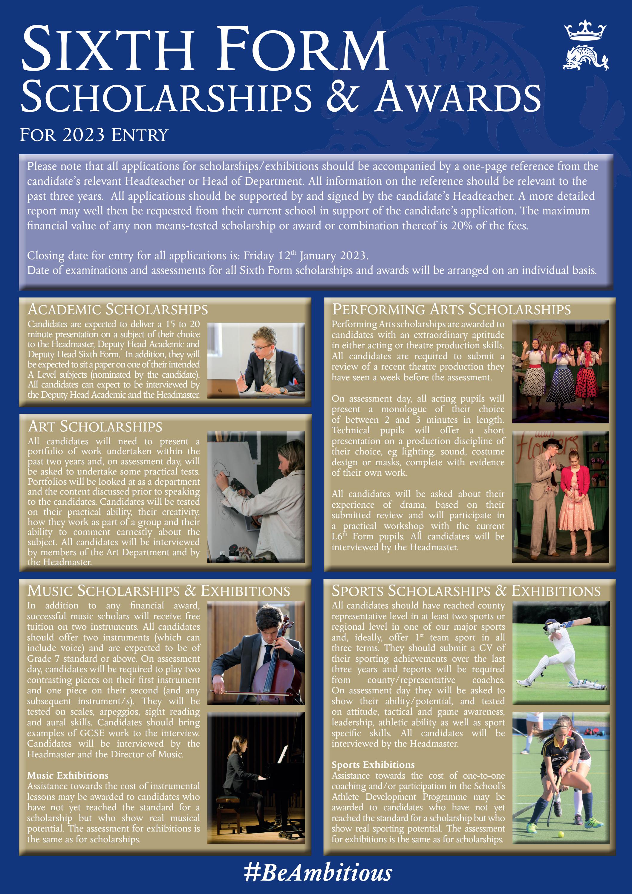 6th Form Scholarships & Awards by King's Bruton - Issuu