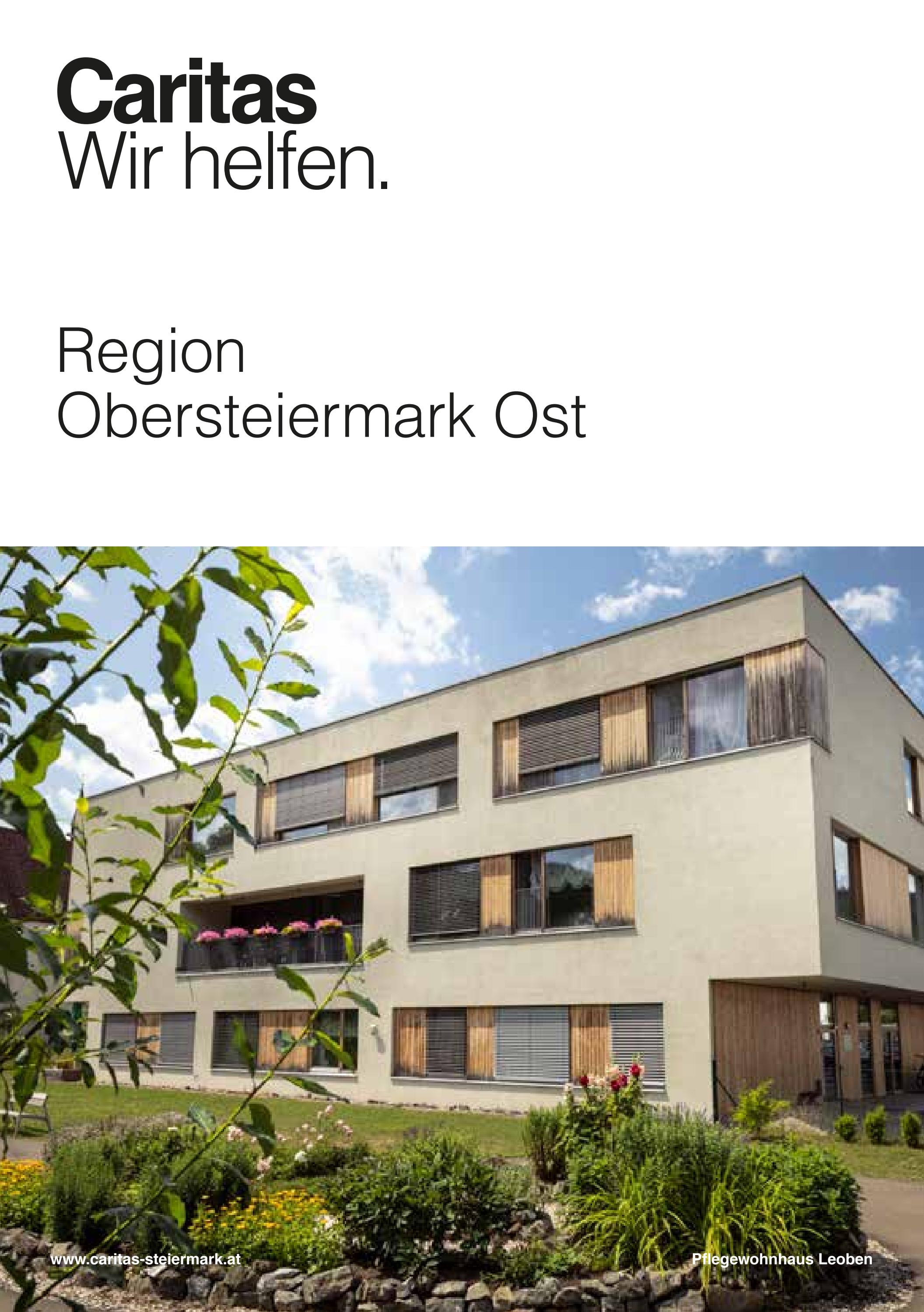 Regionalfolder Obersteiermark Ost (Caritas Steiermark) by caritas-oesterreich - Issuu