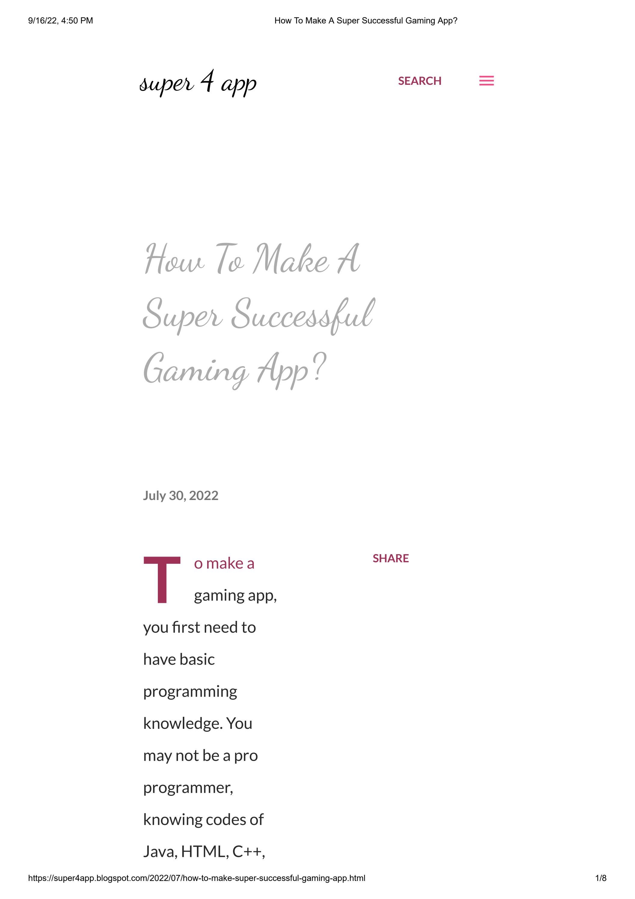 How To Make A Super Successful Gaming App By Super4app Issuu how-to-make-a-super-successful-gaming-app-by-super4app-issuu
