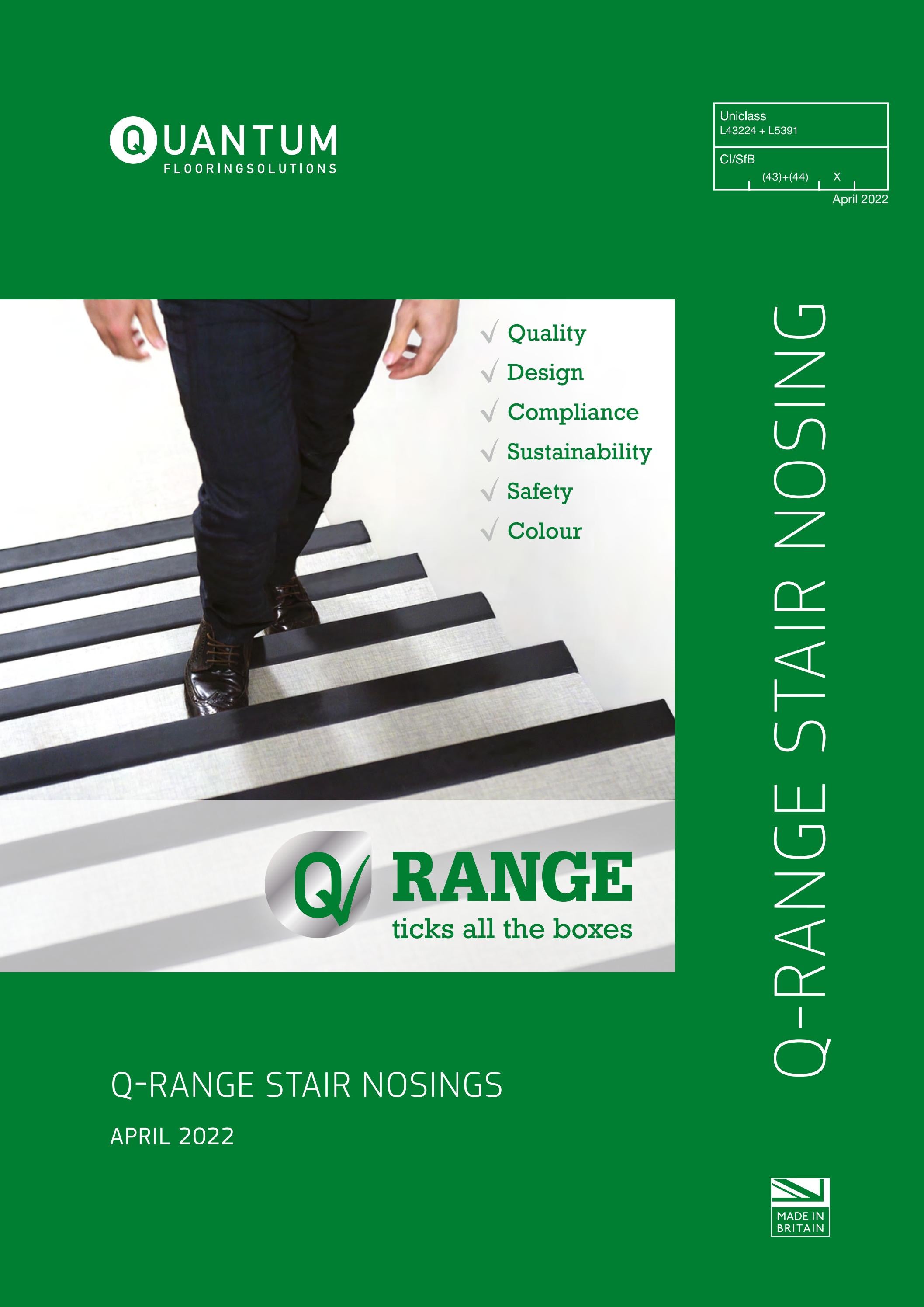 Q-Range Stair Nosing Specification Guide 2022 by quantumprofiles - Issuu
