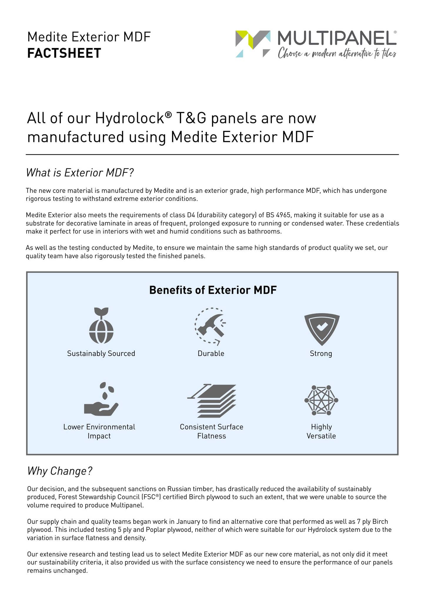 MDF Fact Sheet by Multipanel - Issuu