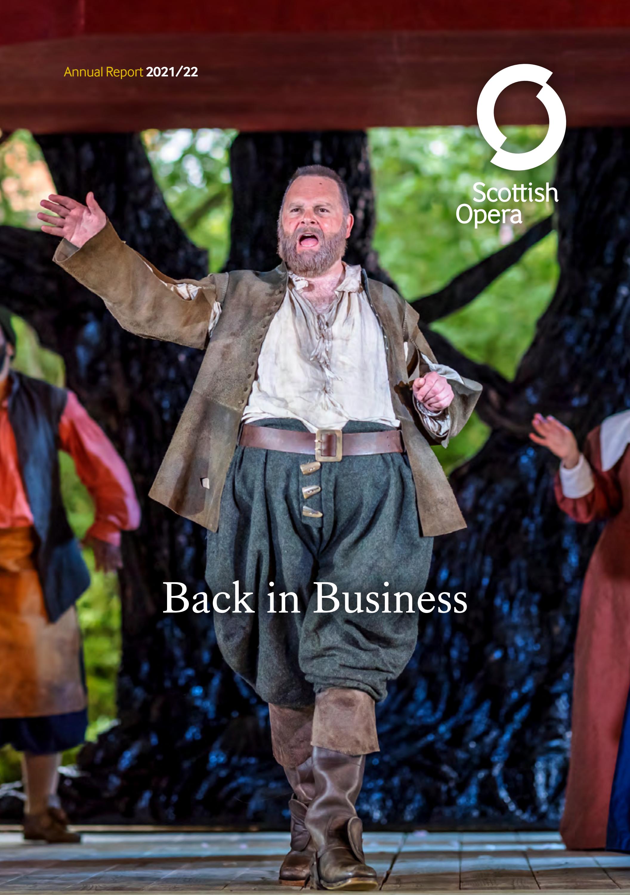 Scottish Opera Annual Report 2021/22 by Scottish Opera - Issuu