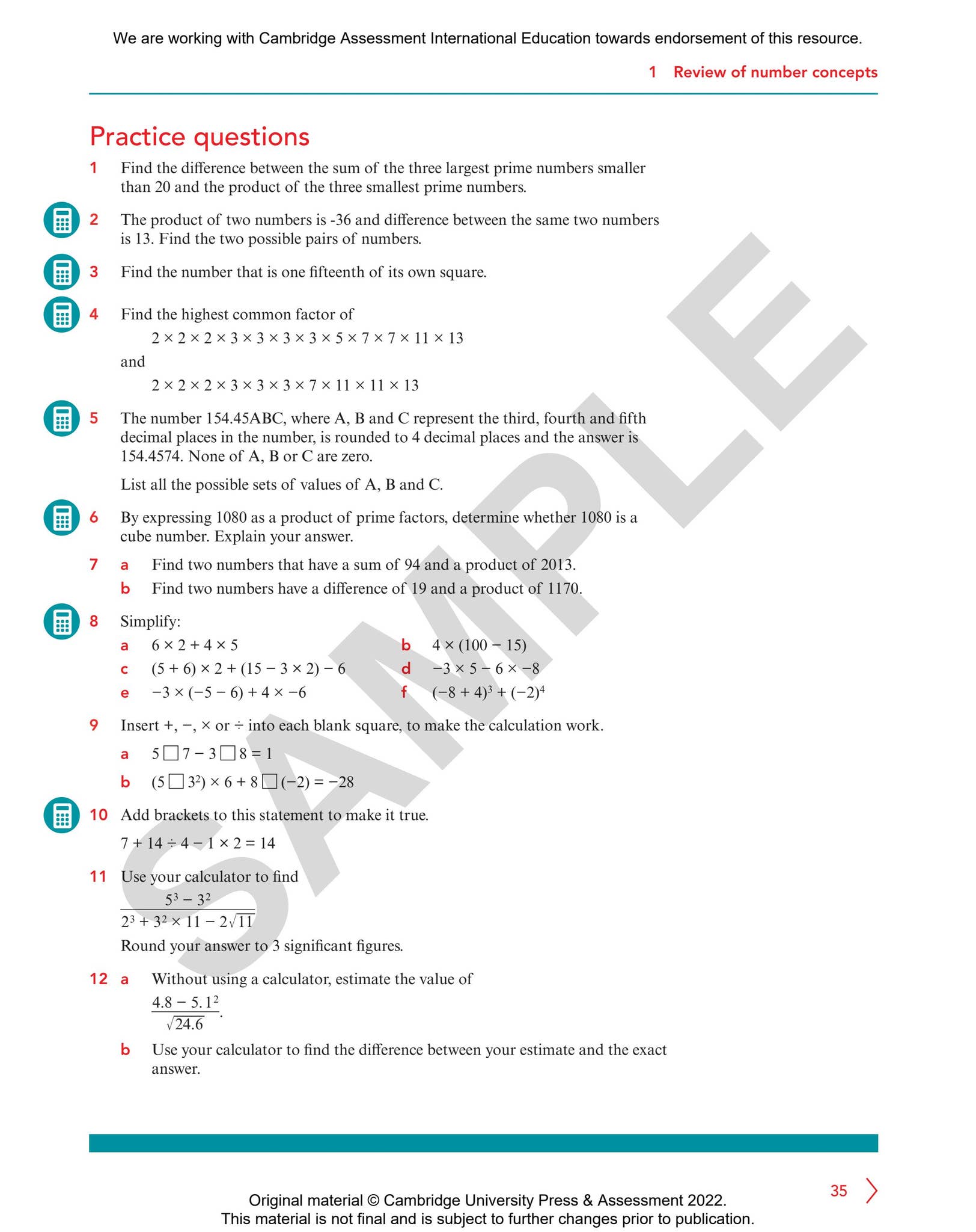 Cambridge IGSCE - Mathematics Core and Extended by Cambridge ...